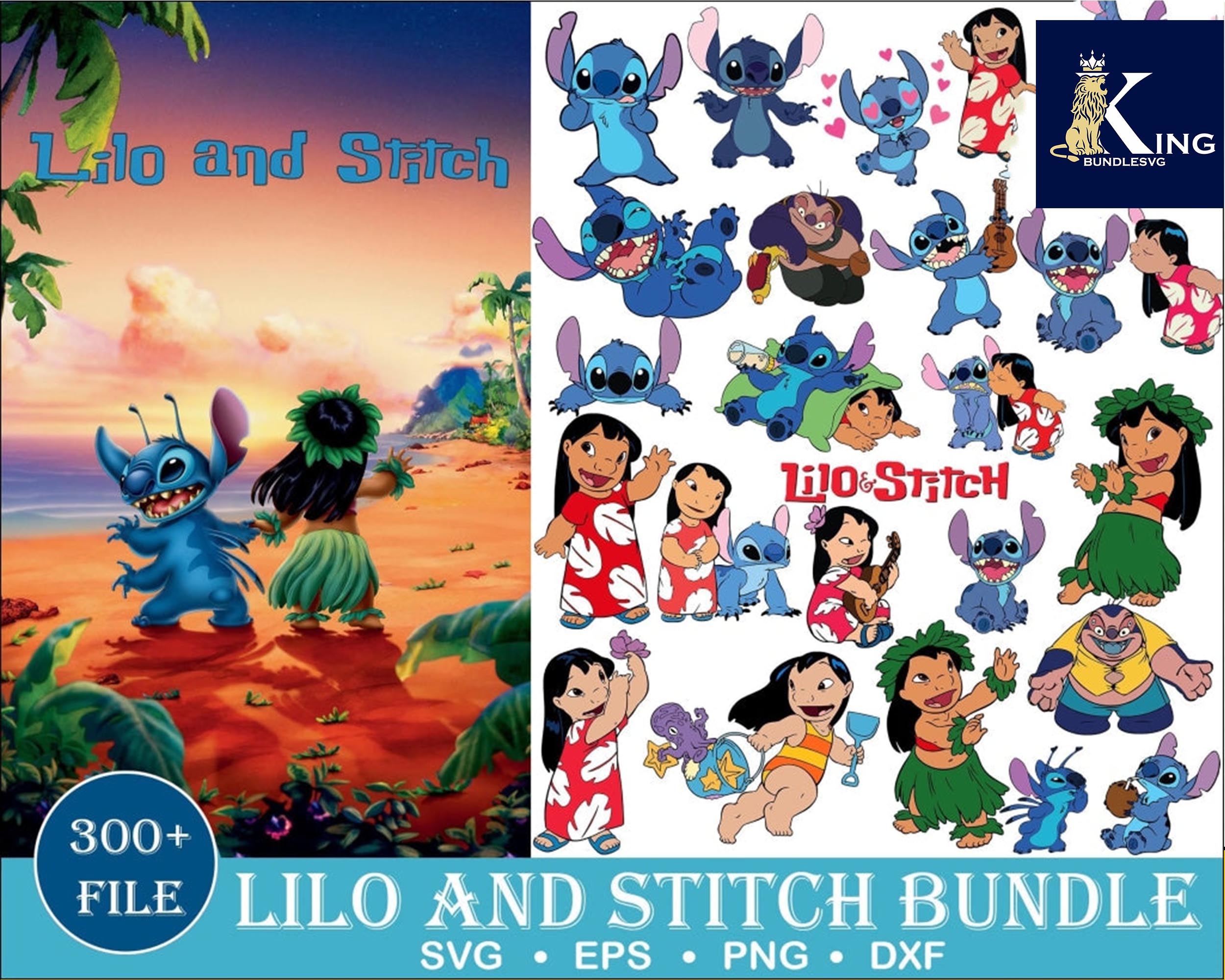 300 files Lilo And Stitch svg eps png, Lilo And Stitch Bundl | Inspire ...