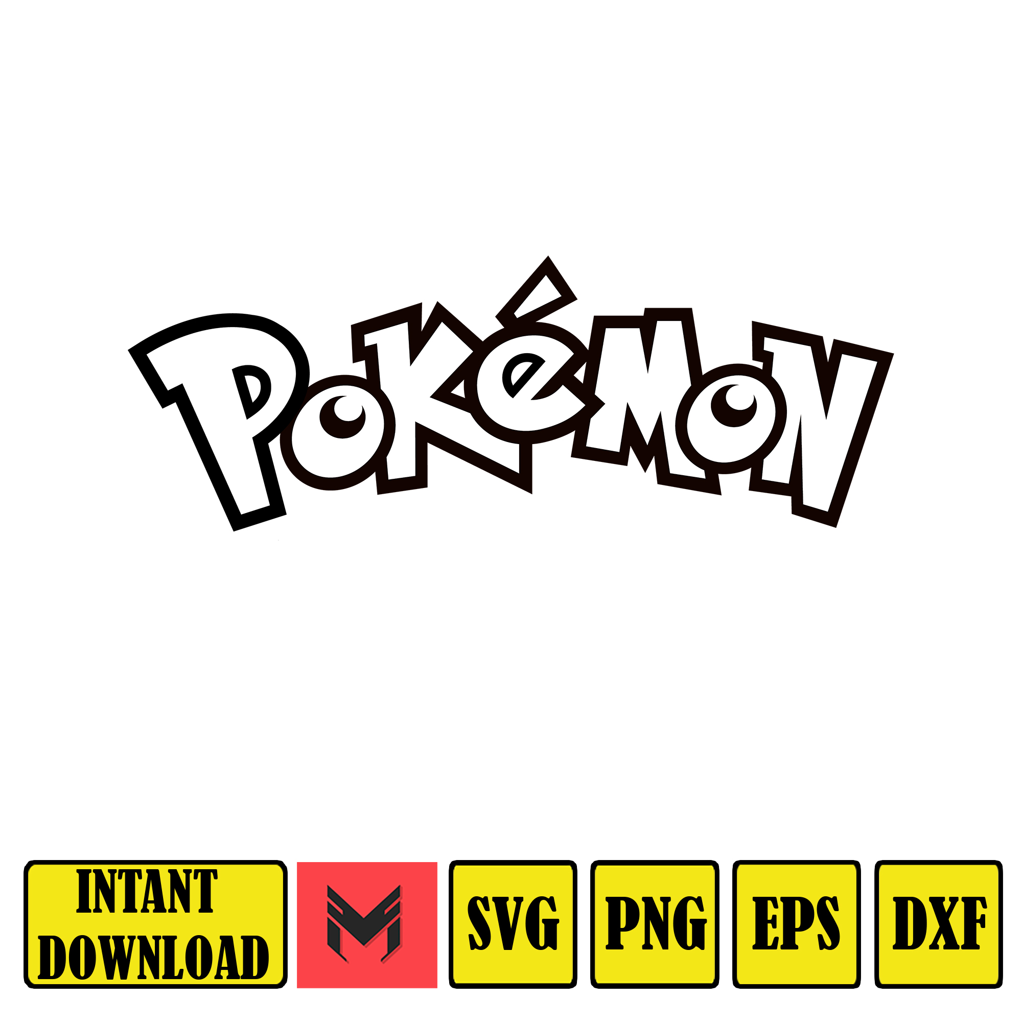 Pokemon Svg, Pokemon Cricut, Layered Pokemon Cut File, Pokem - Inspire ...