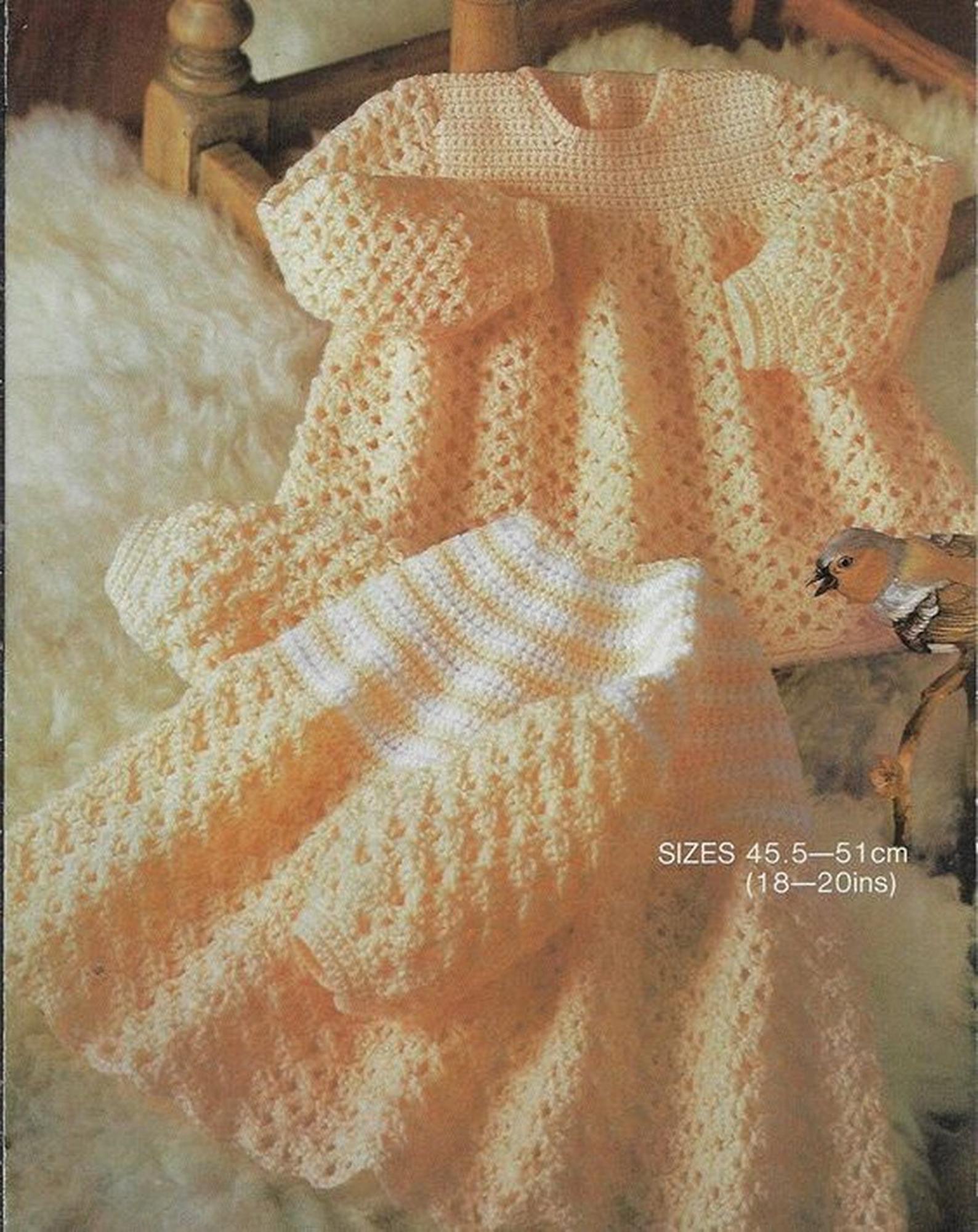 Baby Angel Tops Crochet Vintage Pattern 4 ply yarn or wool 1 | Inspire ...