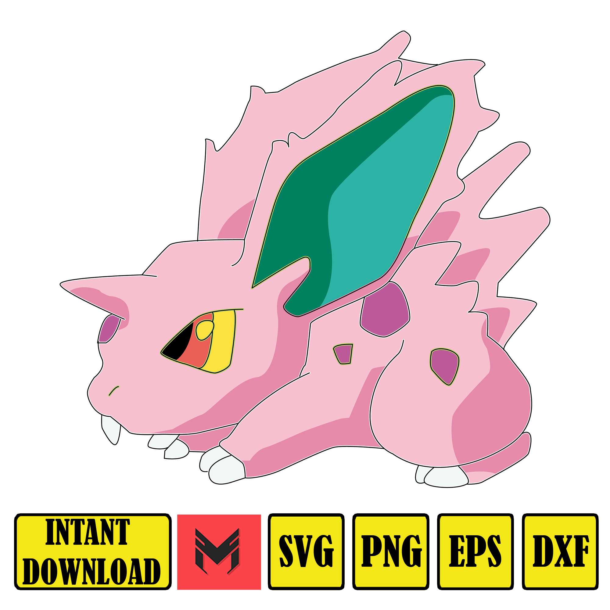 Pokemon Svg, Pokemon Cricut, Layered Pokemon Cut File, Pokem - Inspire ...