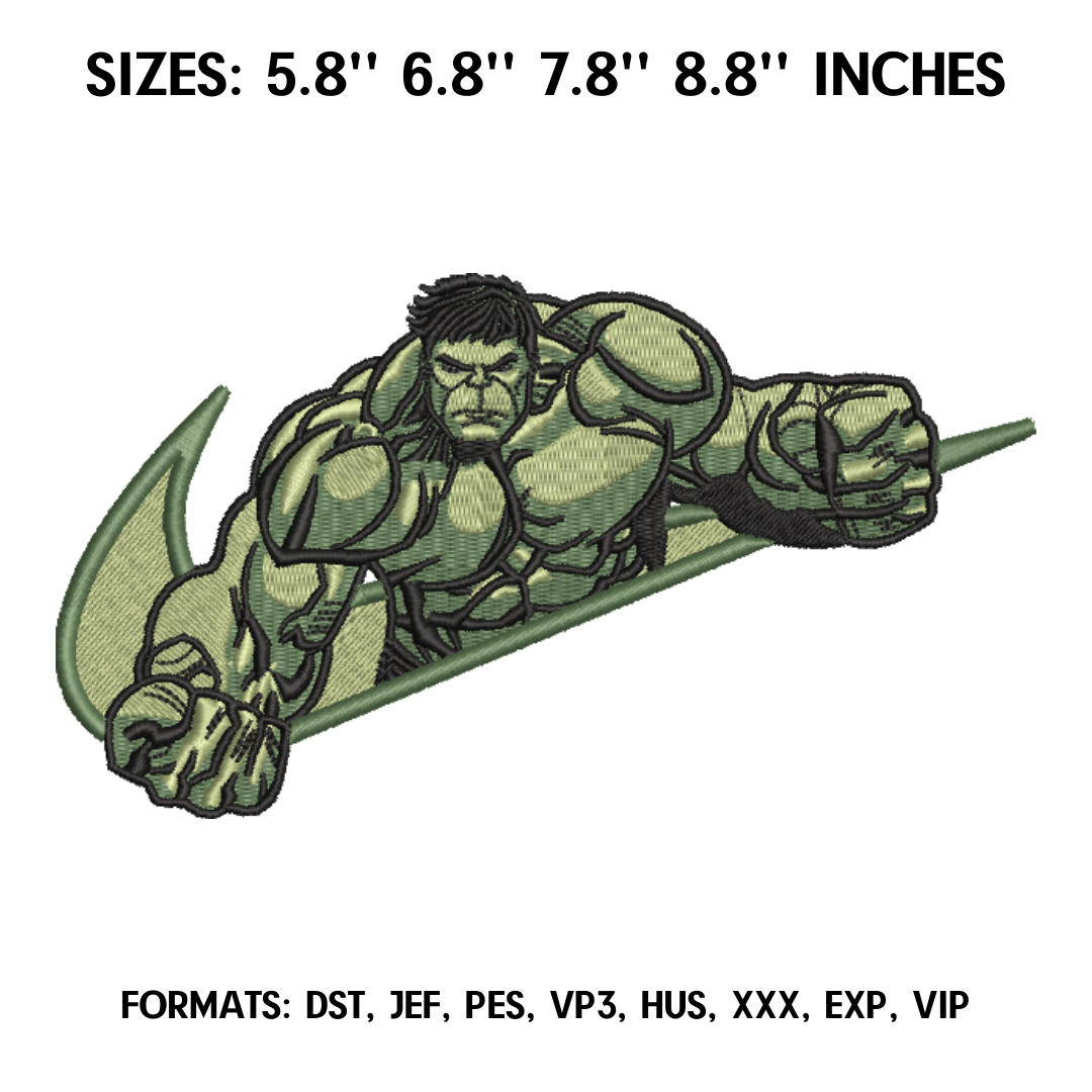Hulk Embroidery Design File, Marvel Embroidery Design, Machi | Inspire ...
