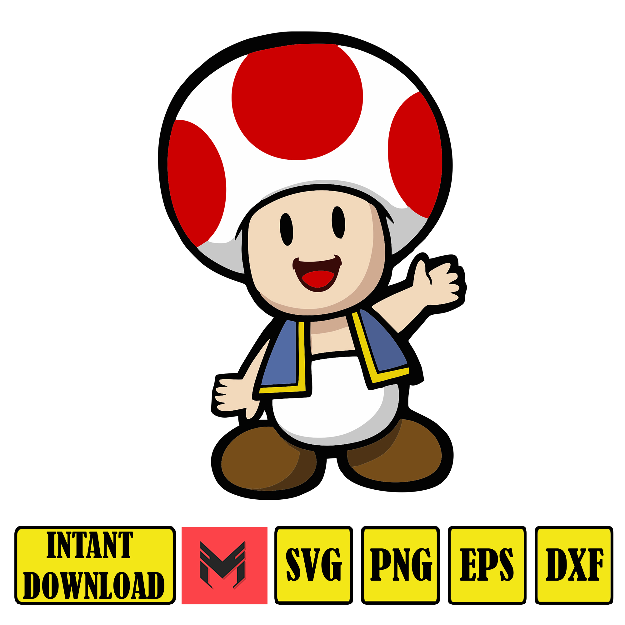 Mario Svg, svg files for cricut, mario svg, mario family svg - Inspire ...