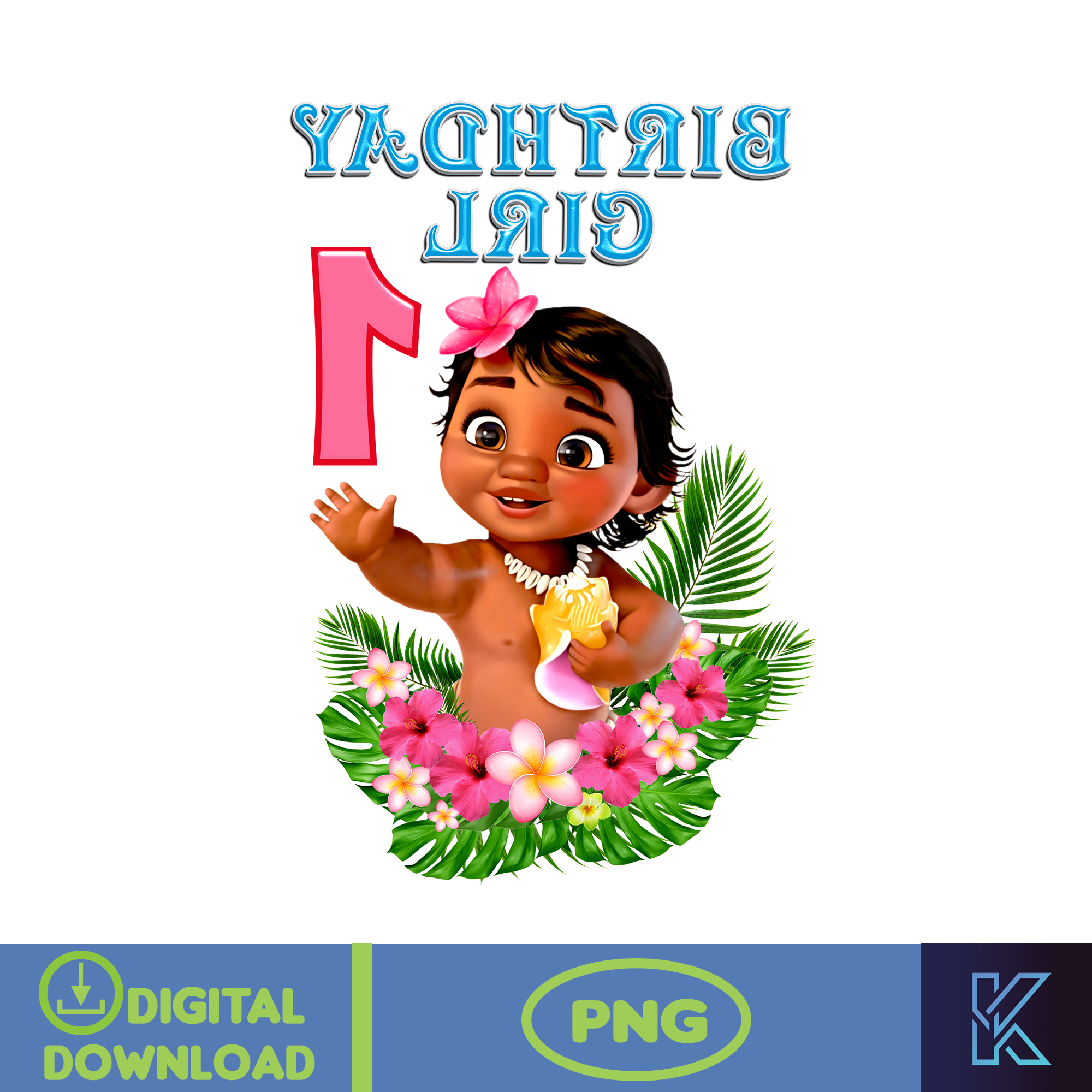 Moana Birthday Girl Shirts, Baby Moana Birthday Family Shirt - Inspire ...