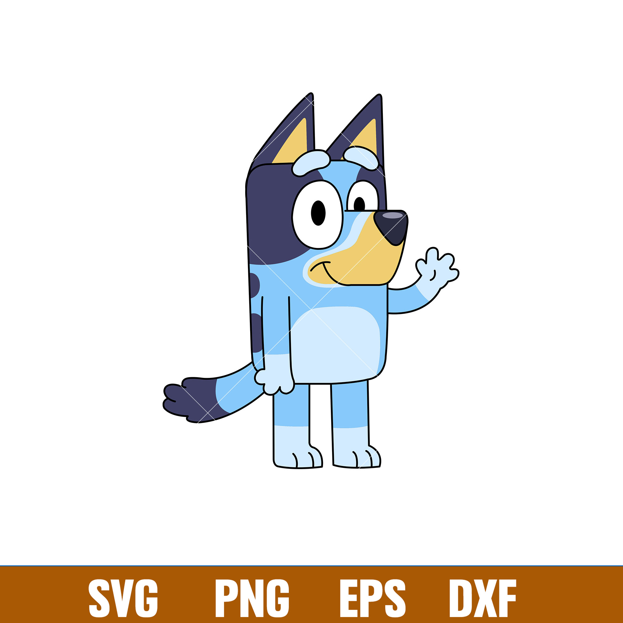 Bluey Heeler Svg, Bluey Svg, Bluey Dog Svg, Bluey Silhouette | Inspire ...