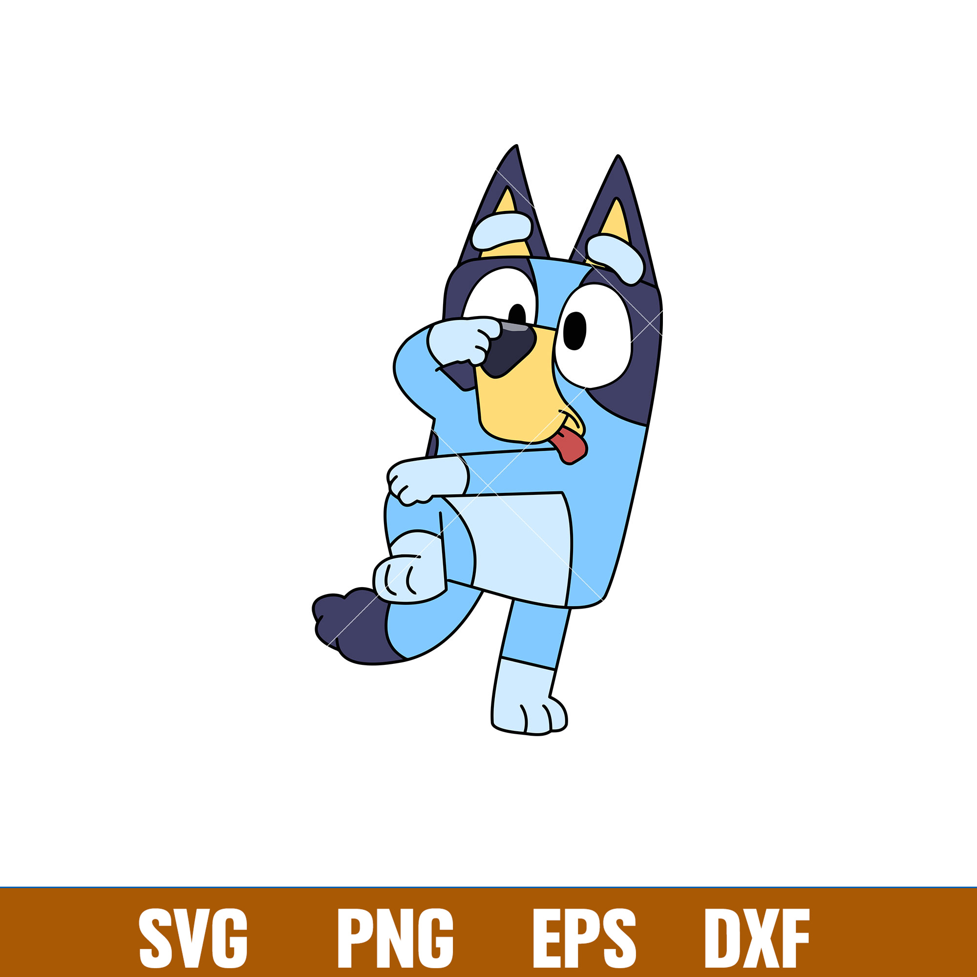 Bluey Heeler Svg, Bluey Svg, Bluey Dog Svg, Bluey Silhouette - Inspire ...