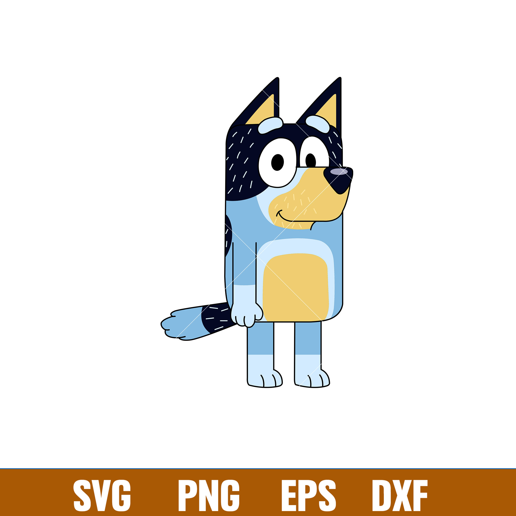 Bluey Heeler Svg, Bluey Svg, Bluey Dog Svg, Bluey Silhouette - Inspire ...