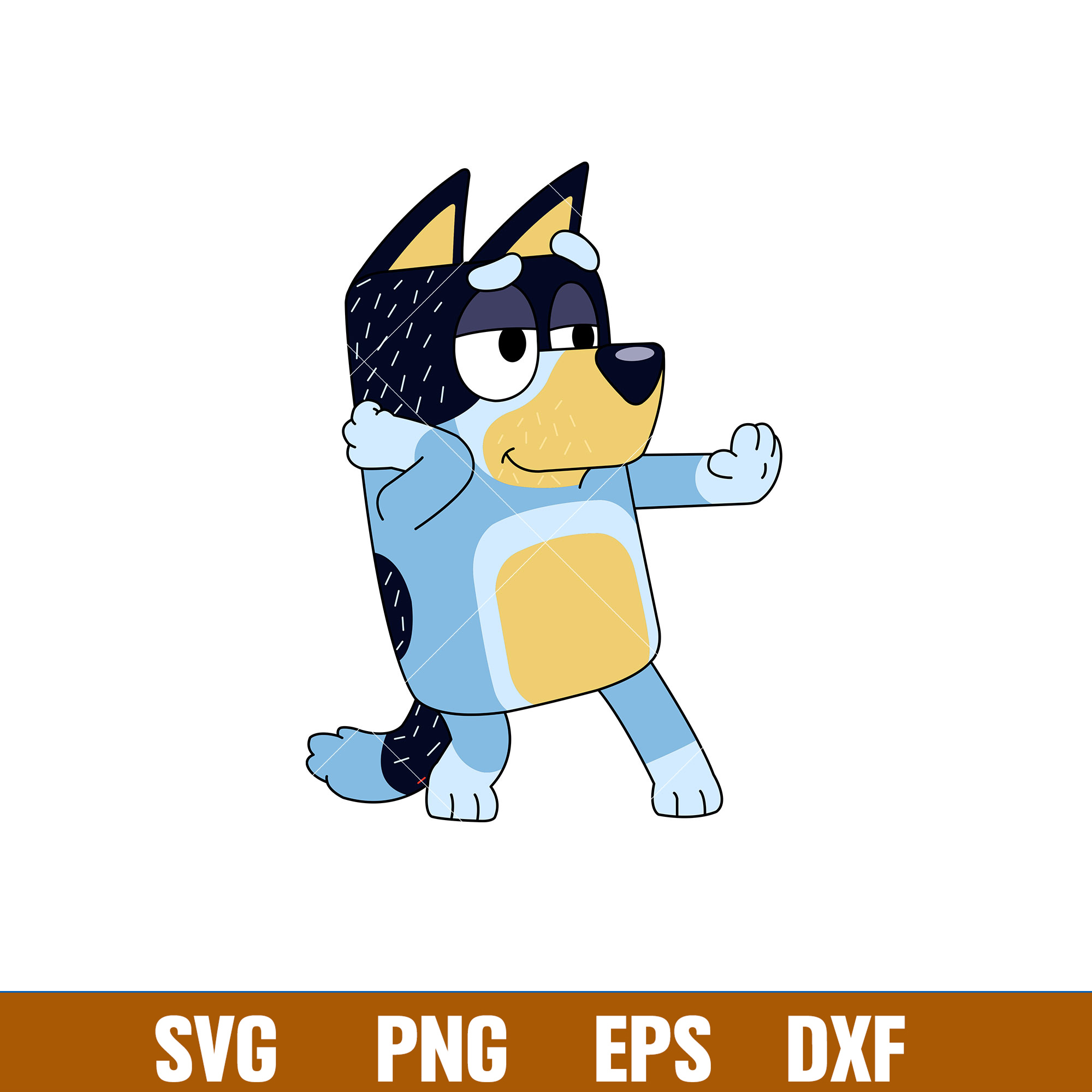 Bluey Heeler Svg, Bluey Svg, Bluey Dog Svg, Bluey Silhouette | Inspire ...