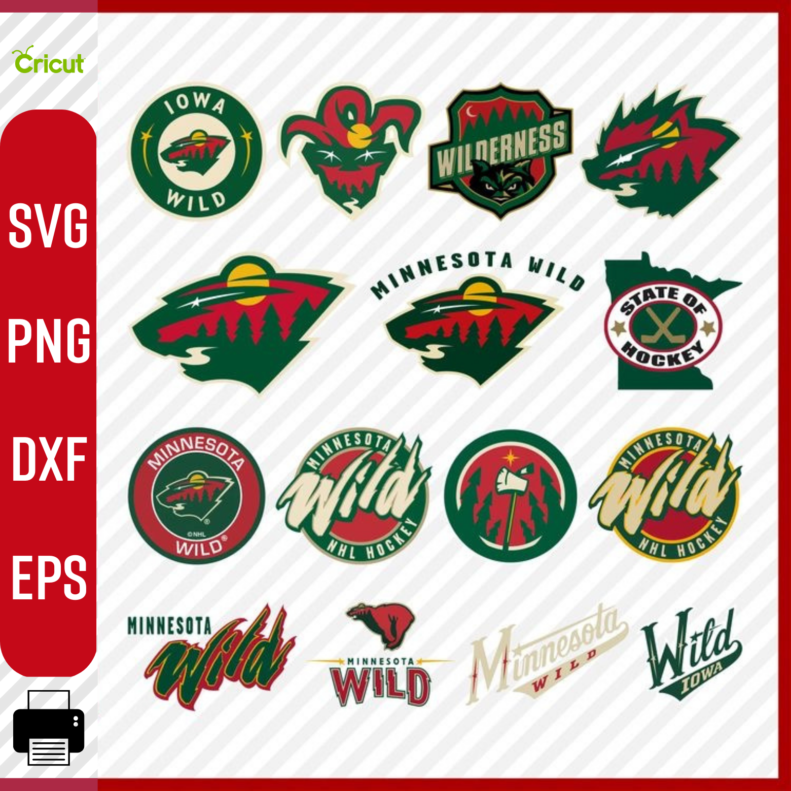 Digital Download, Minnesota Wild svg, Minnesota Wild logo, M | Inspire ...