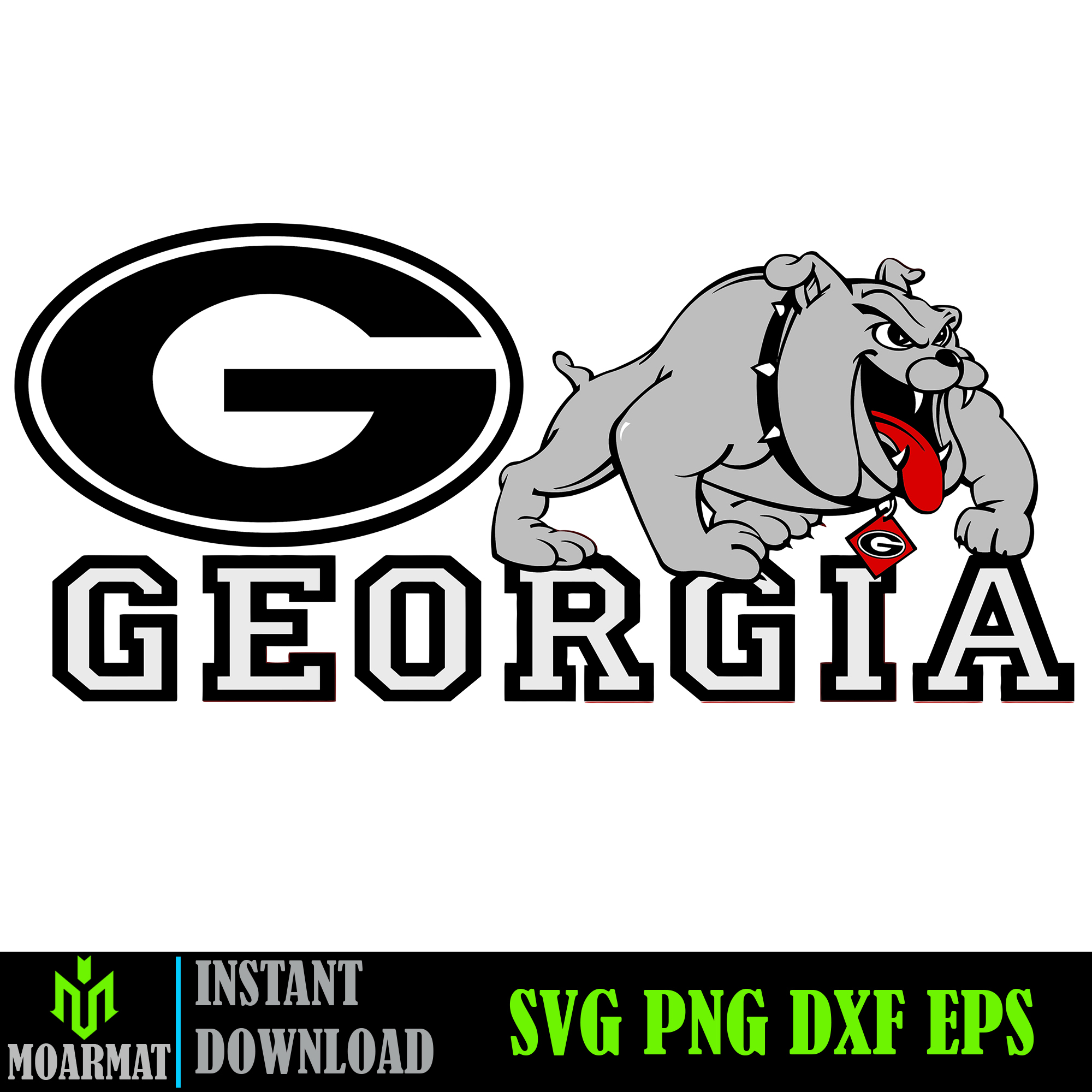 Georgia Bulldogs Logo Svg,Bulldogs Team Svg,Cricut Cutting F - Inspire ...