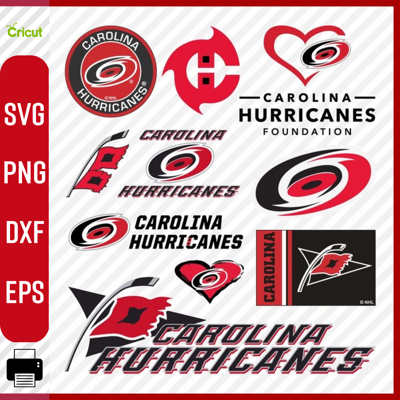 Digital Download, Carolina Hurricanes svg, Carolina Hurrican | Inspire ...