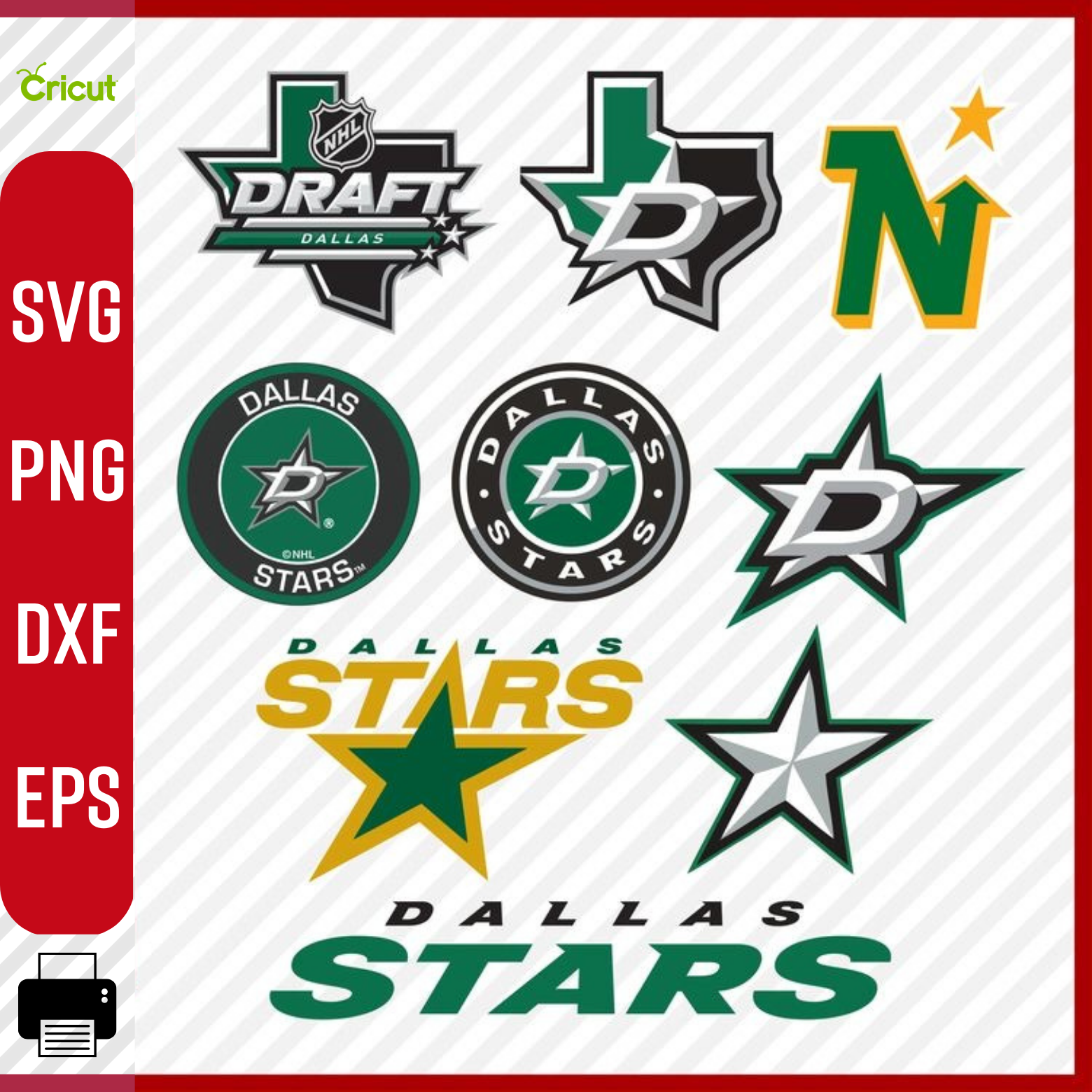Digital Download, Dallas Stars svg, Dallas Stars logo, Dalla | Inspire ...