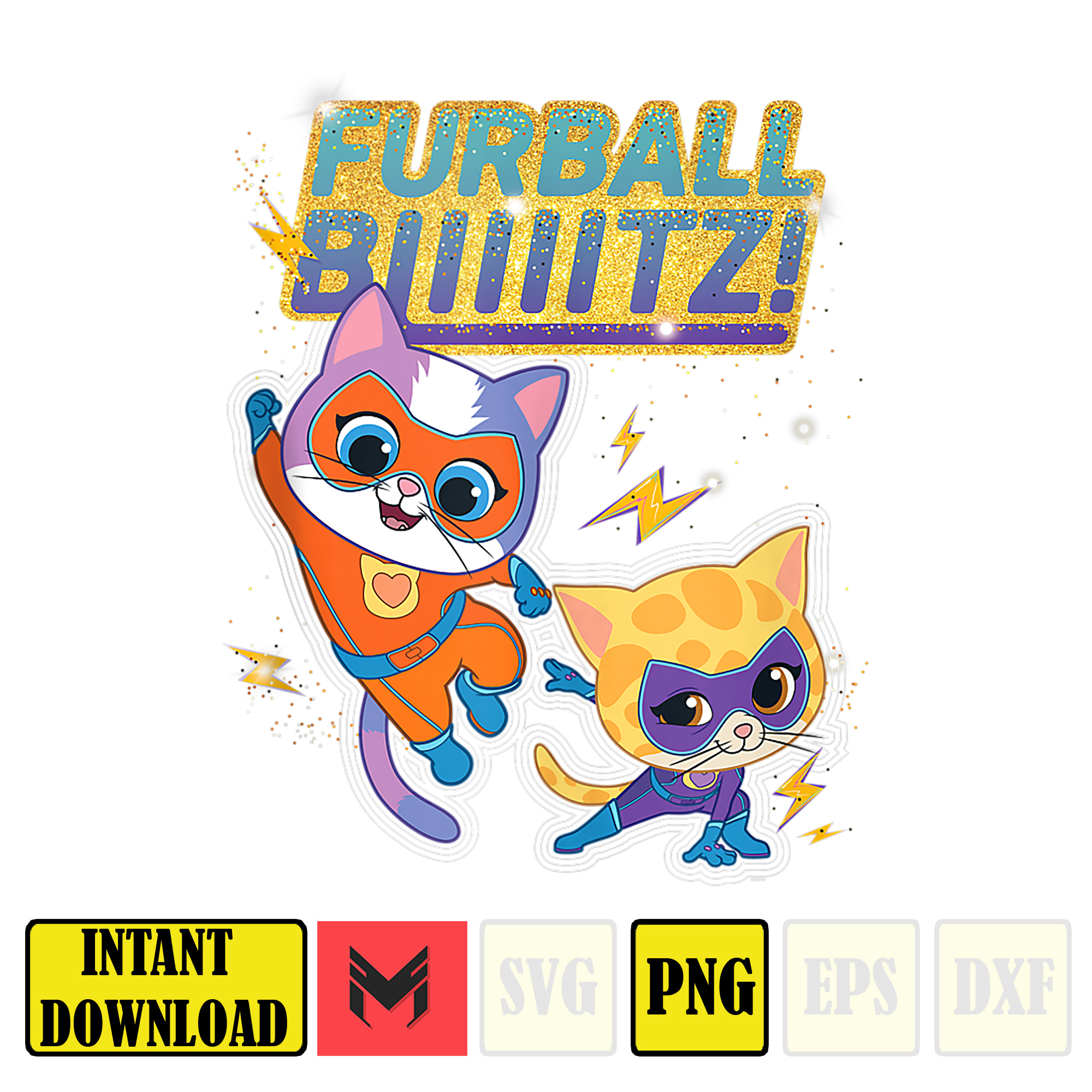 Superkitties Pounce PNG, Supperkitties png, Supper Cat Desig | Inspire ...