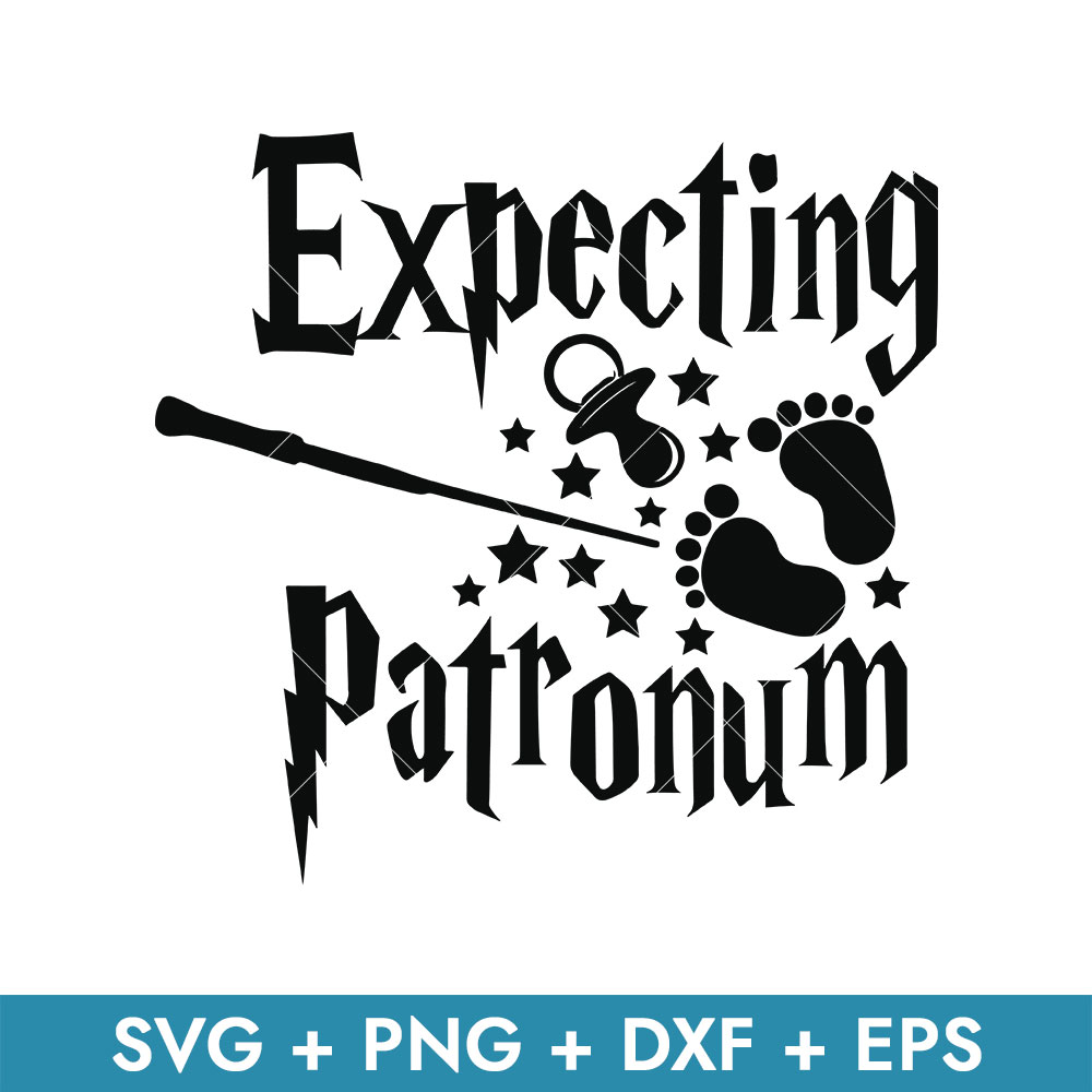 Expecting Patronum Svg, Harry Potter Svg, Magic Wand Svg, Pn | Inspire ...
