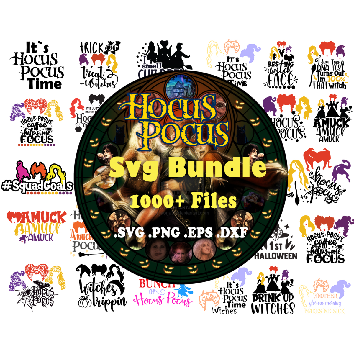 1000 Files Hocus Pocus SVG Bundle | Inspire Uplift