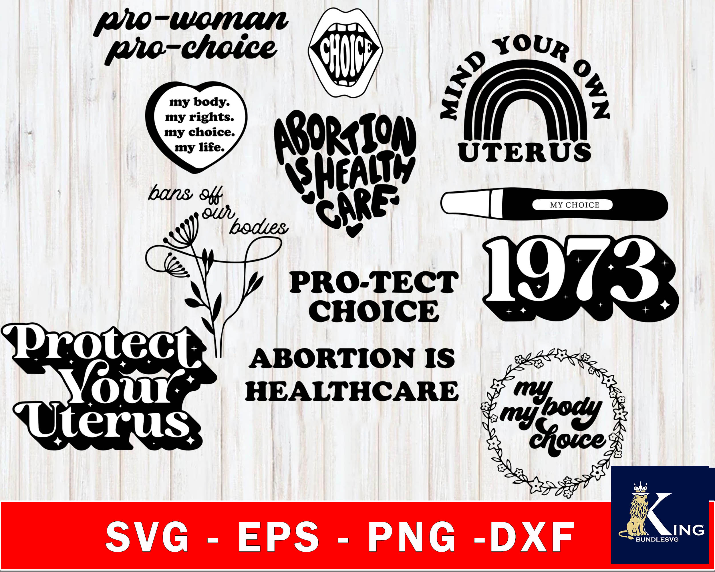 Pro Choice Svg Bundle , Reproductive Rights, Roe v. Wade svg | Inspire ...