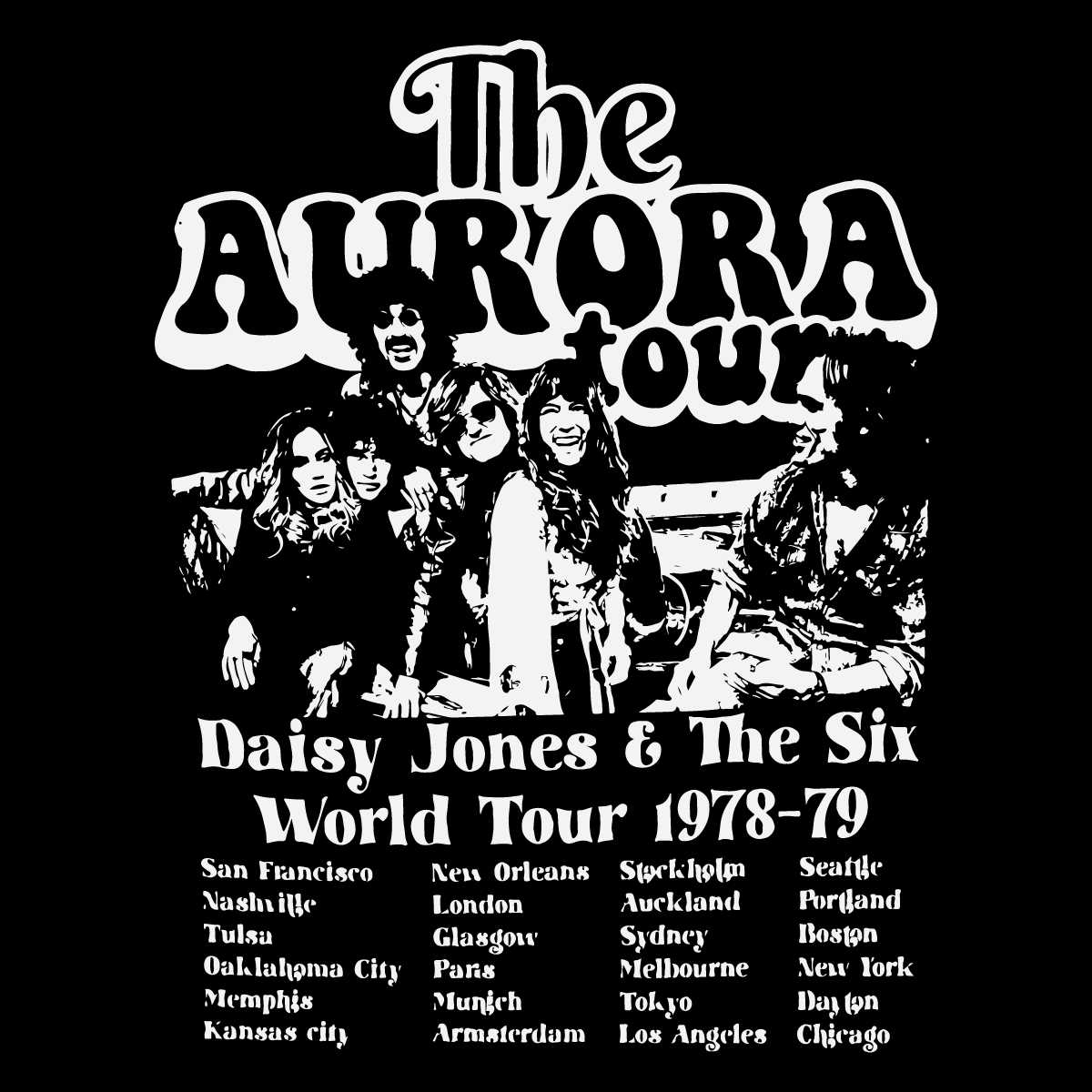 Daisy Jones & The Six SVG Aurora World Tour SVG Cutting File | Inspire ...