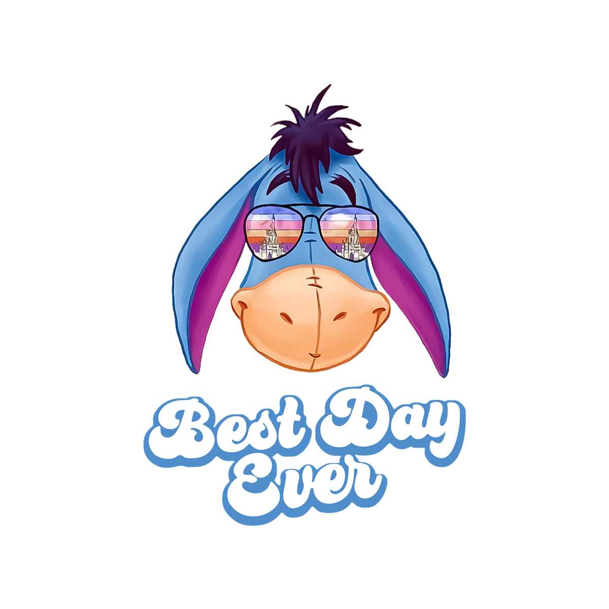 Best Ever Day SVG PNG Donkey Cartoon SVG Cricut For Files De | Inspire ...
