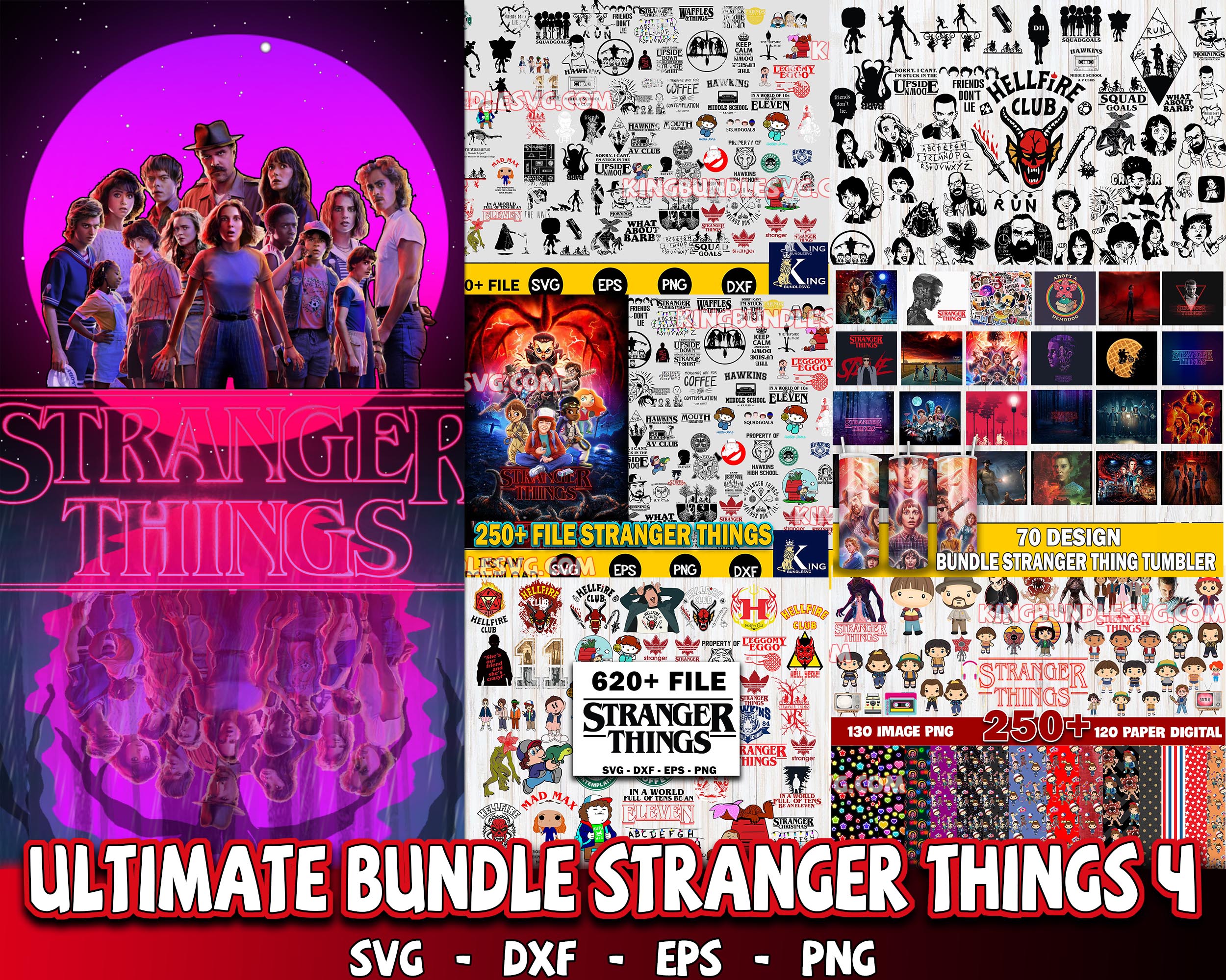 ultimate stranger things bundle svg,bundle Hellfire Club svg | Inspire ...
