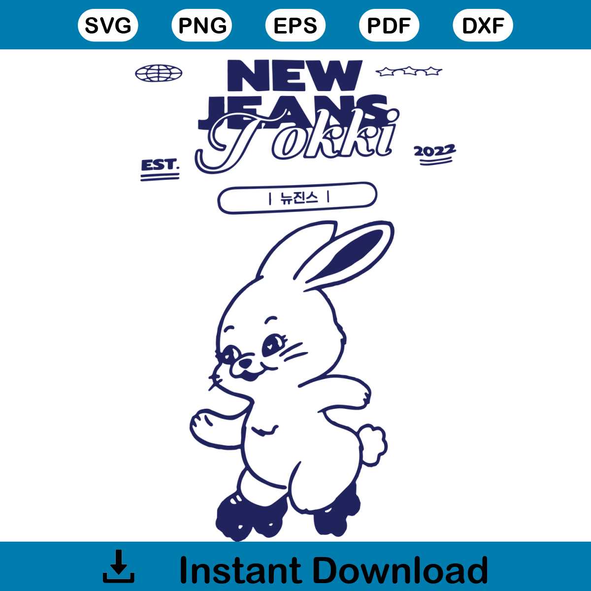 newjeans rabbit svg - Inspire Uplift