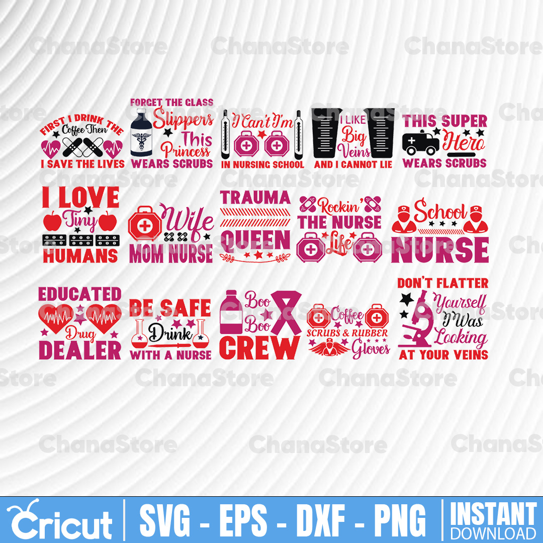 Nurse SVG | Nurse SVG Bundle | Nursing SVG | Nurse Cut File | Inspire ...