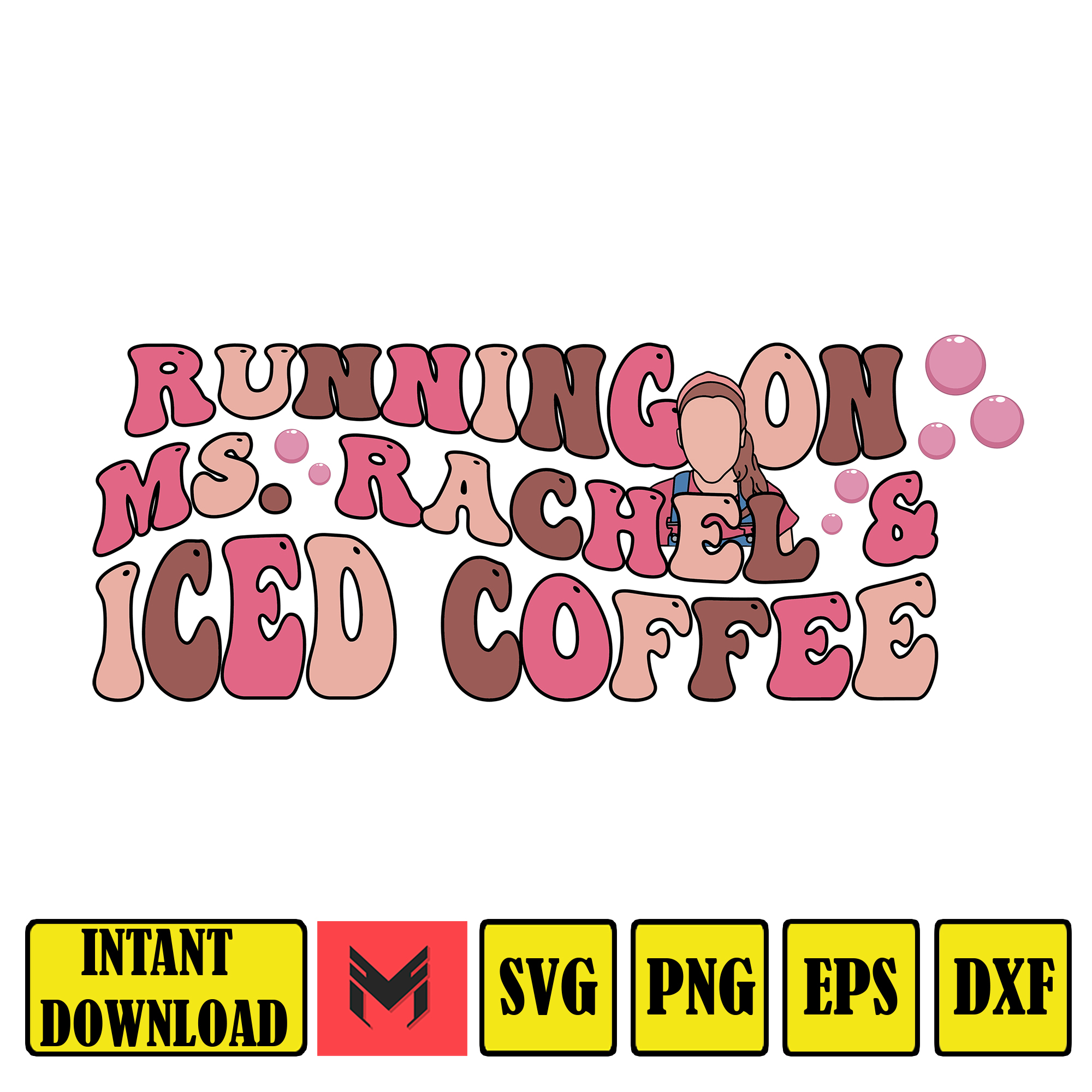 Running on Ms Rachel and iced coffee SVG, Ms Rachel Mom svg, | Inspire ...