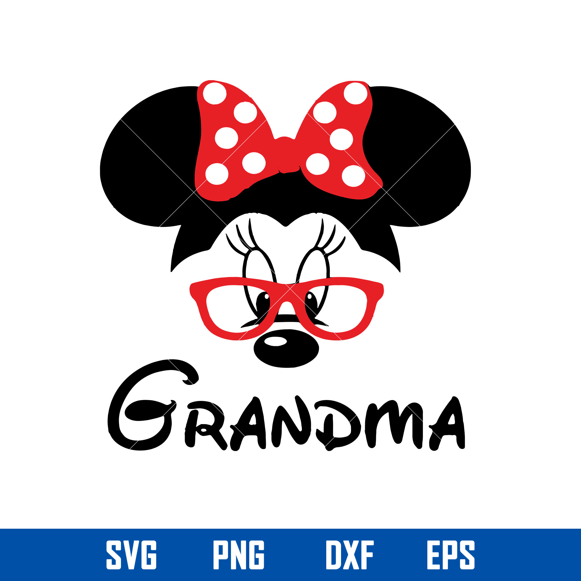 Grandma Svg, Minnie Mouse Svg, Mother_s Day Svg, Png Dxf Eps - Inspire ...