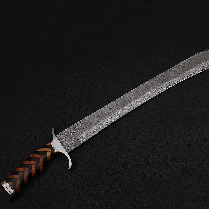 29 Inch Hand Forged Viking Combat Sword Damascus Steel Hunti | Inspire ...
