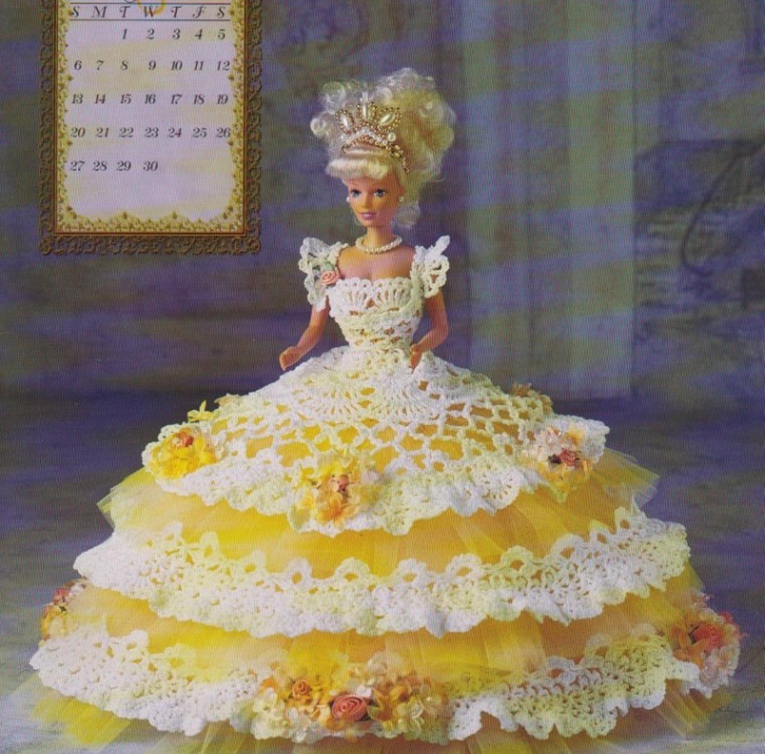 The Royal Ballgown vintage crochet laces pattern PDF- Fashio | Inspire ...