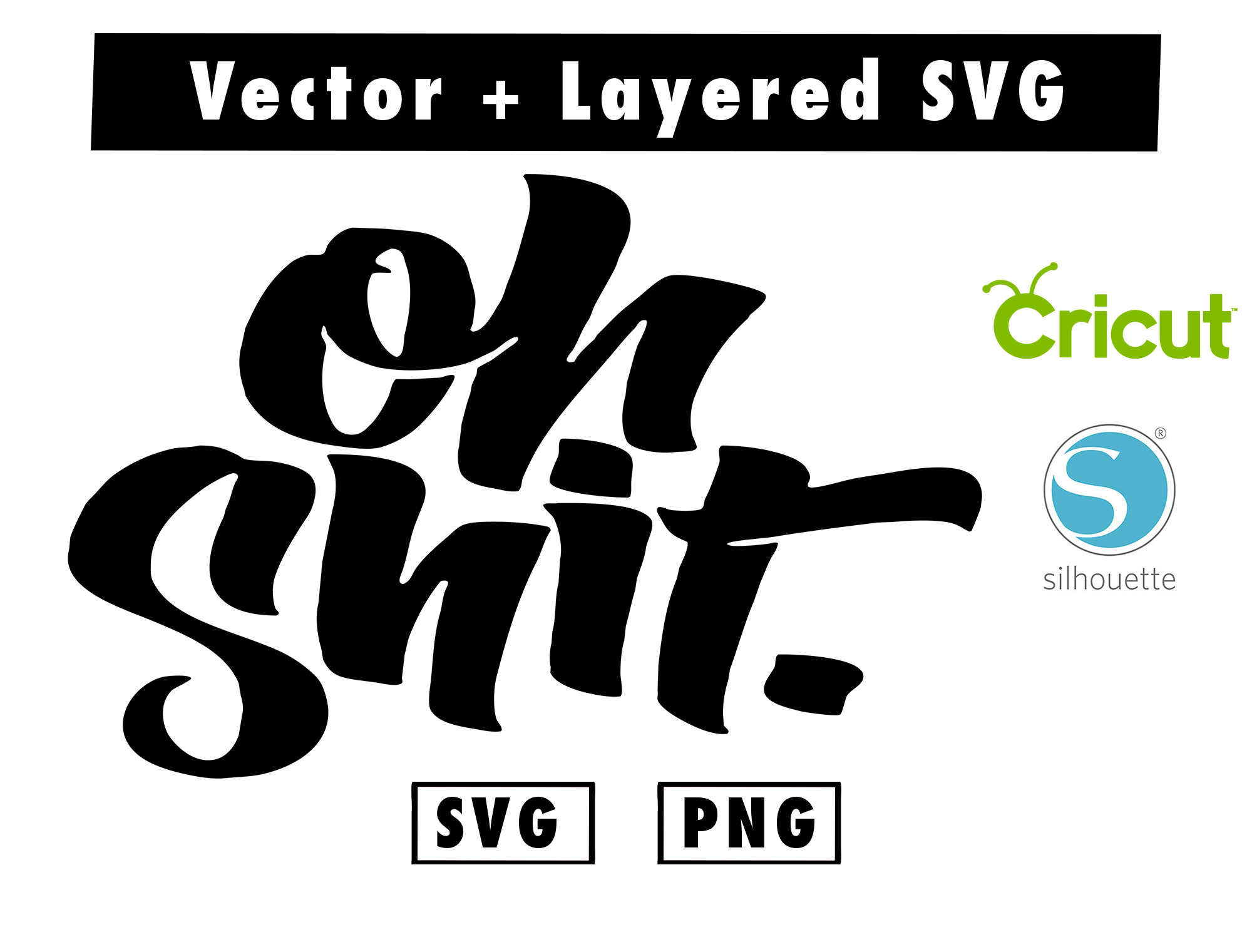 oh shit SVG & PNG files for cricut machine , anime svg , ma | Inspire ...