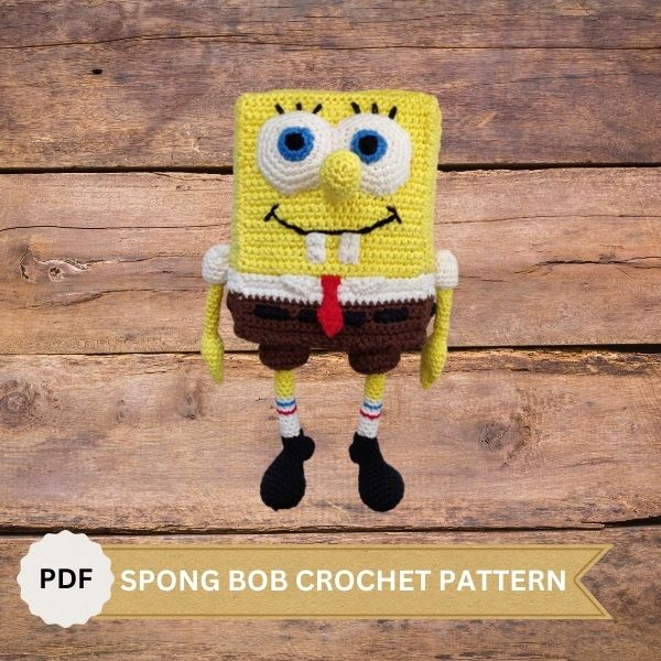 Spongbob crochet pattern,Spong bob Amigurmi pattern Pdf | Inspire Uplift