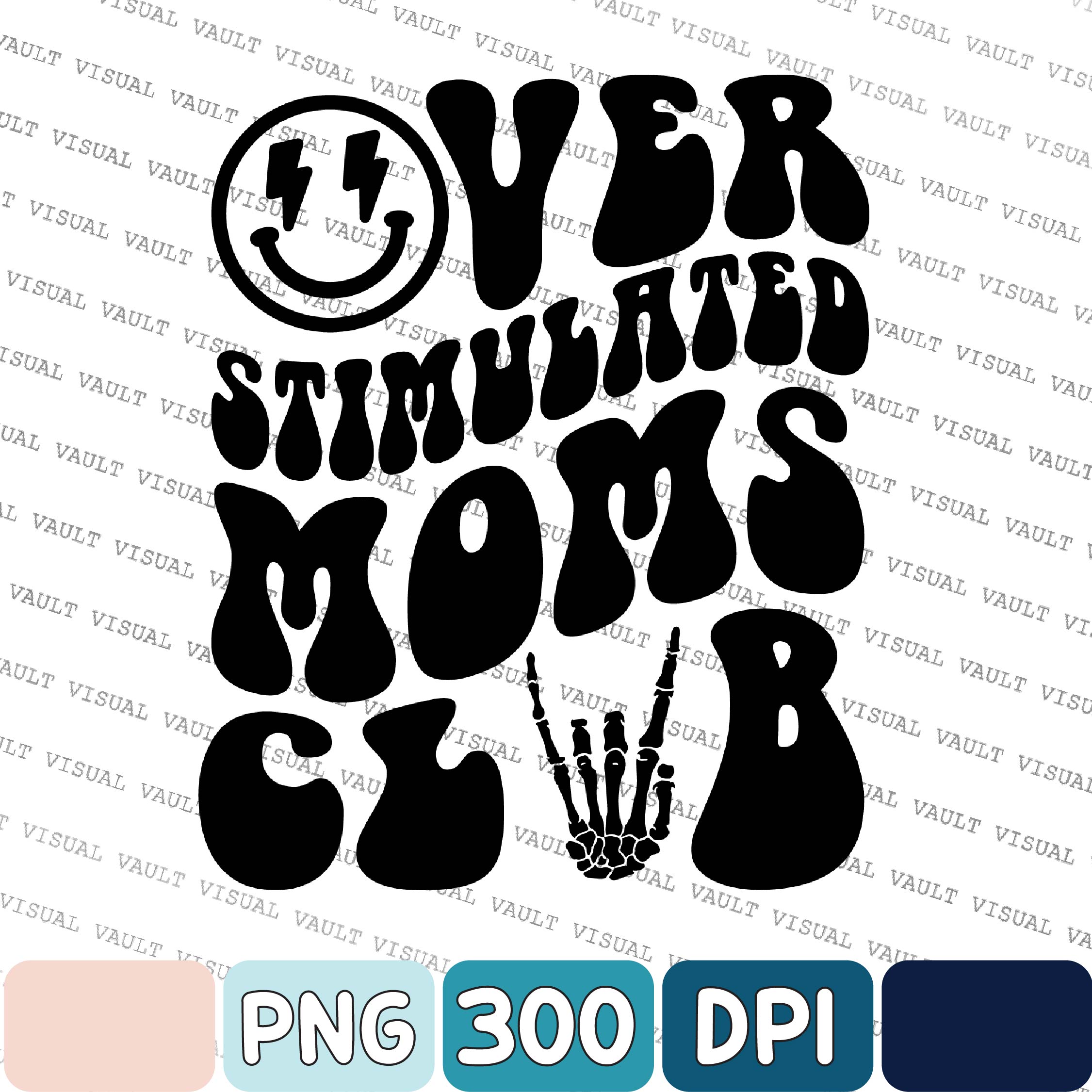 Over stimulated moms club png, overstimulated png, anxiety p | Inspire ...