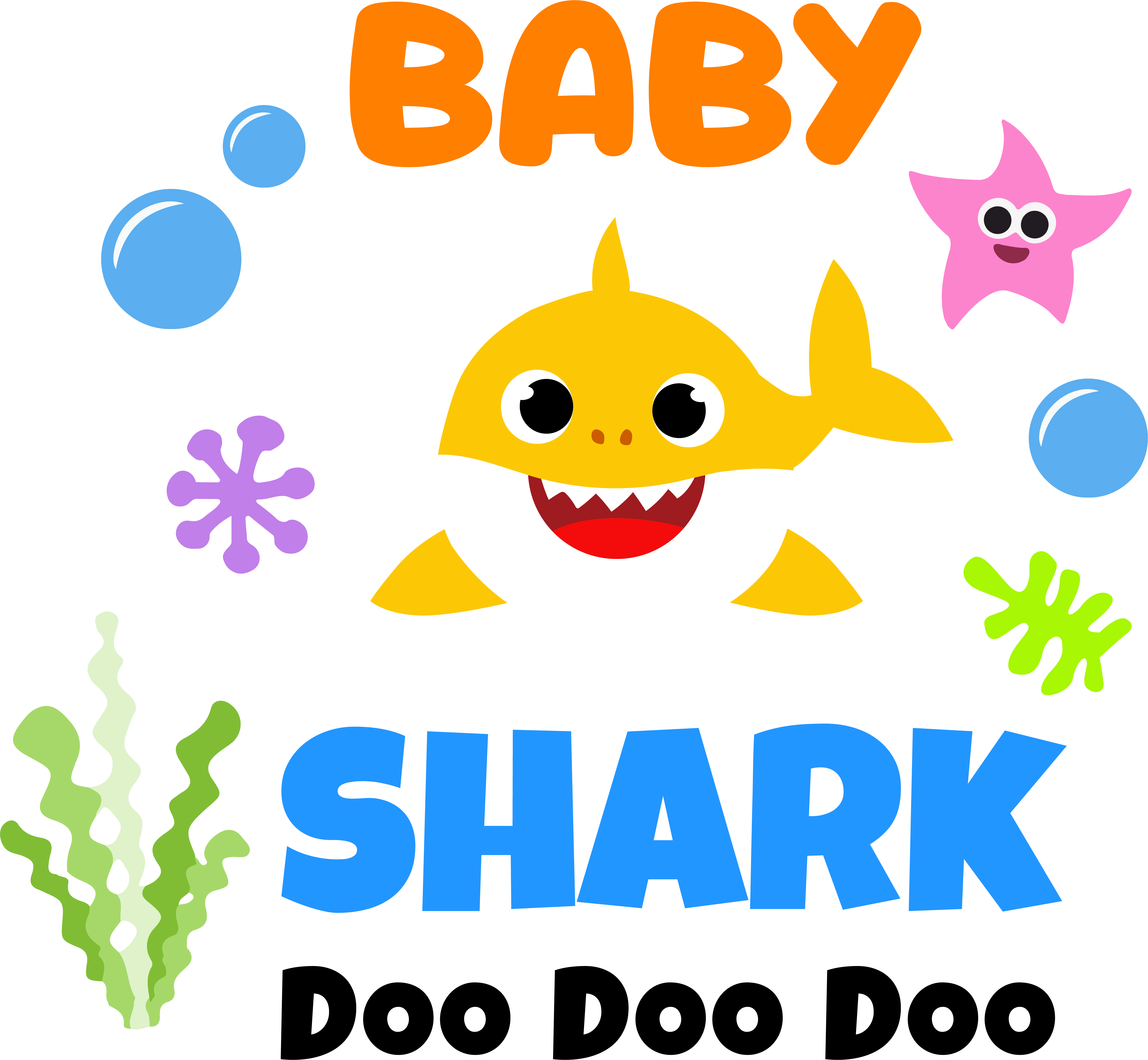 Baby Shark SVG, Shark SVG Bundle, Cartoon SVG Files, Cricut | Inspire ...