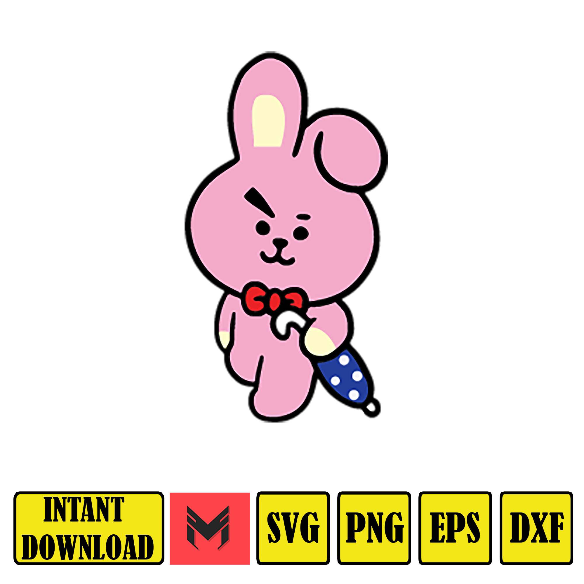 Bt21 Files, bt21 Characters, bt21 svg, bt21, Clipart, Silhou - Inspire ...