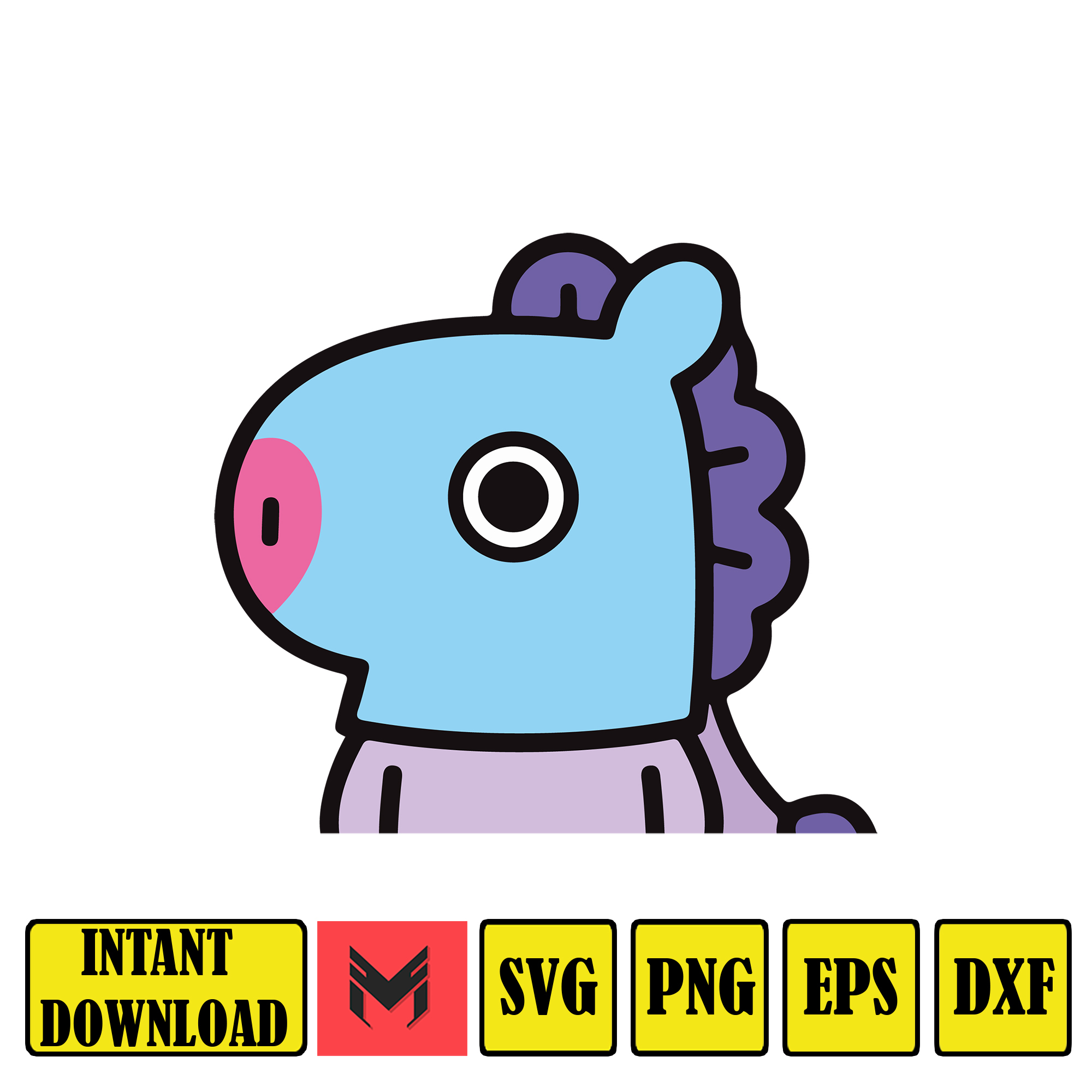 Bt21 Files, bt21 Characters, bt21 svg, bt21, Clipart, Silhou | Inspire ...