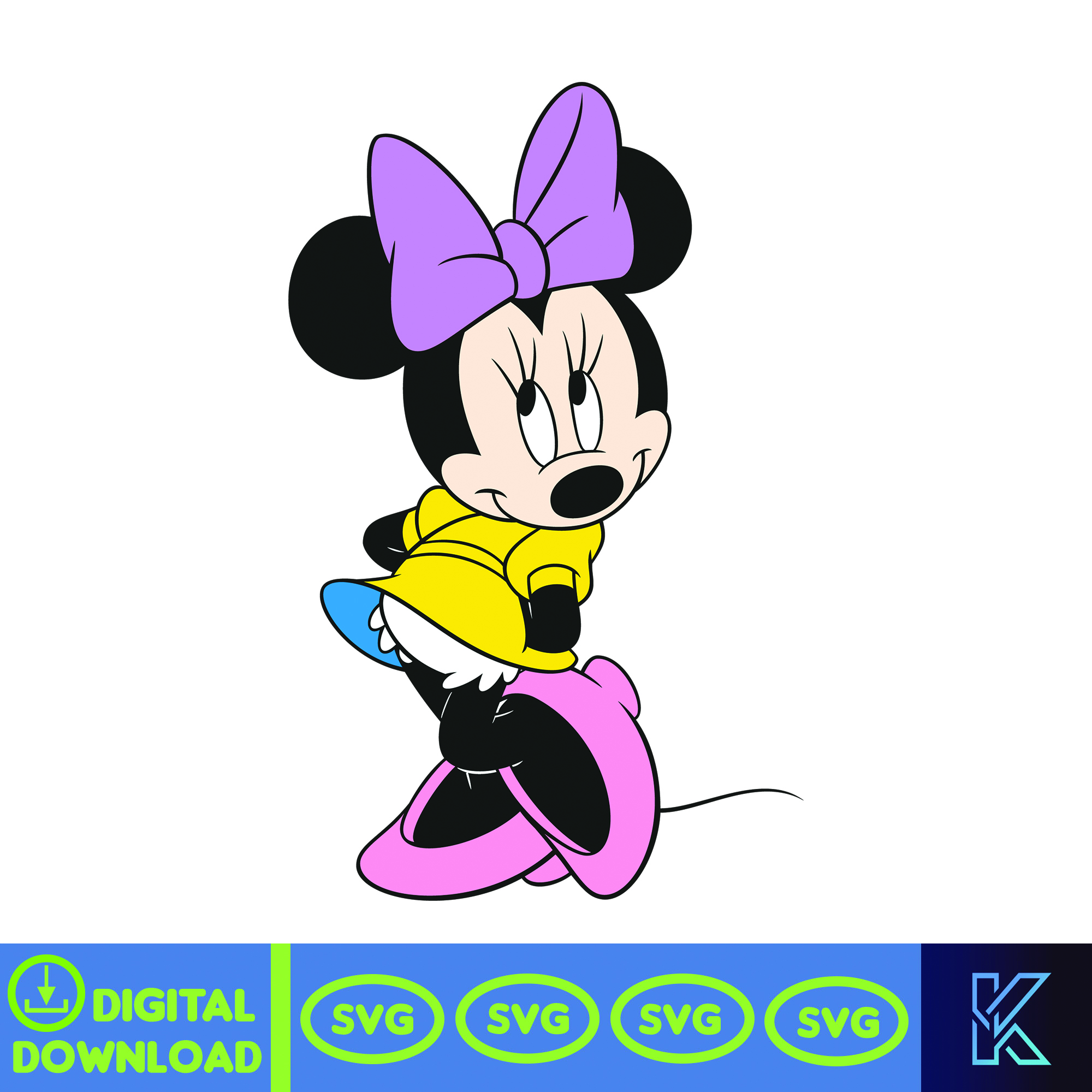 Minnie Mouse svg, Minnie Mouse Birthday, Princess svg, Micke - Inspire ...