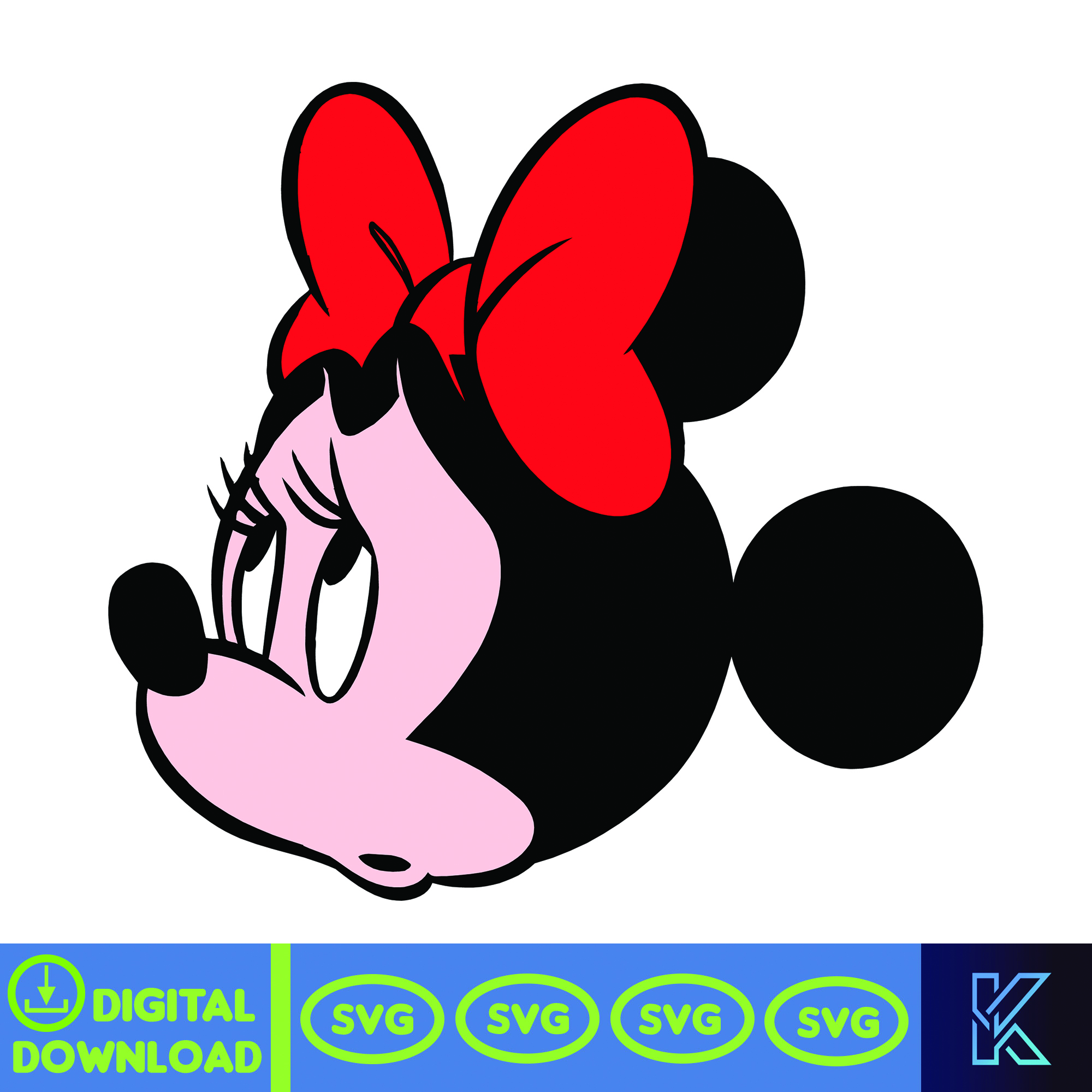 Minnie Mouse svg, Minnie Mouse Birthday, Princess svg, Micke | Inspire ...