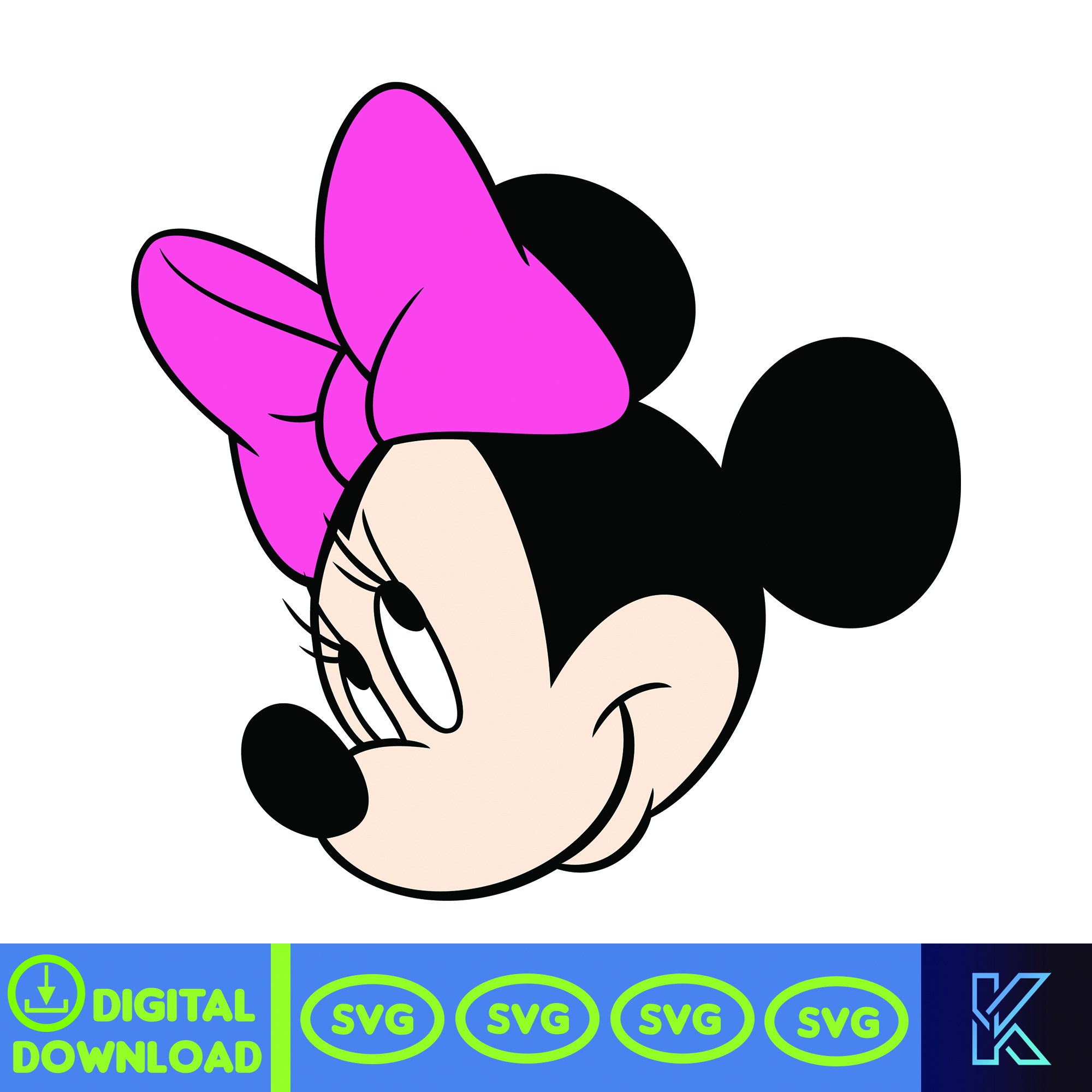 Minnie Mouse svg, Minnie Mouse Birthday, Princess svg, Micke | Inspire ...