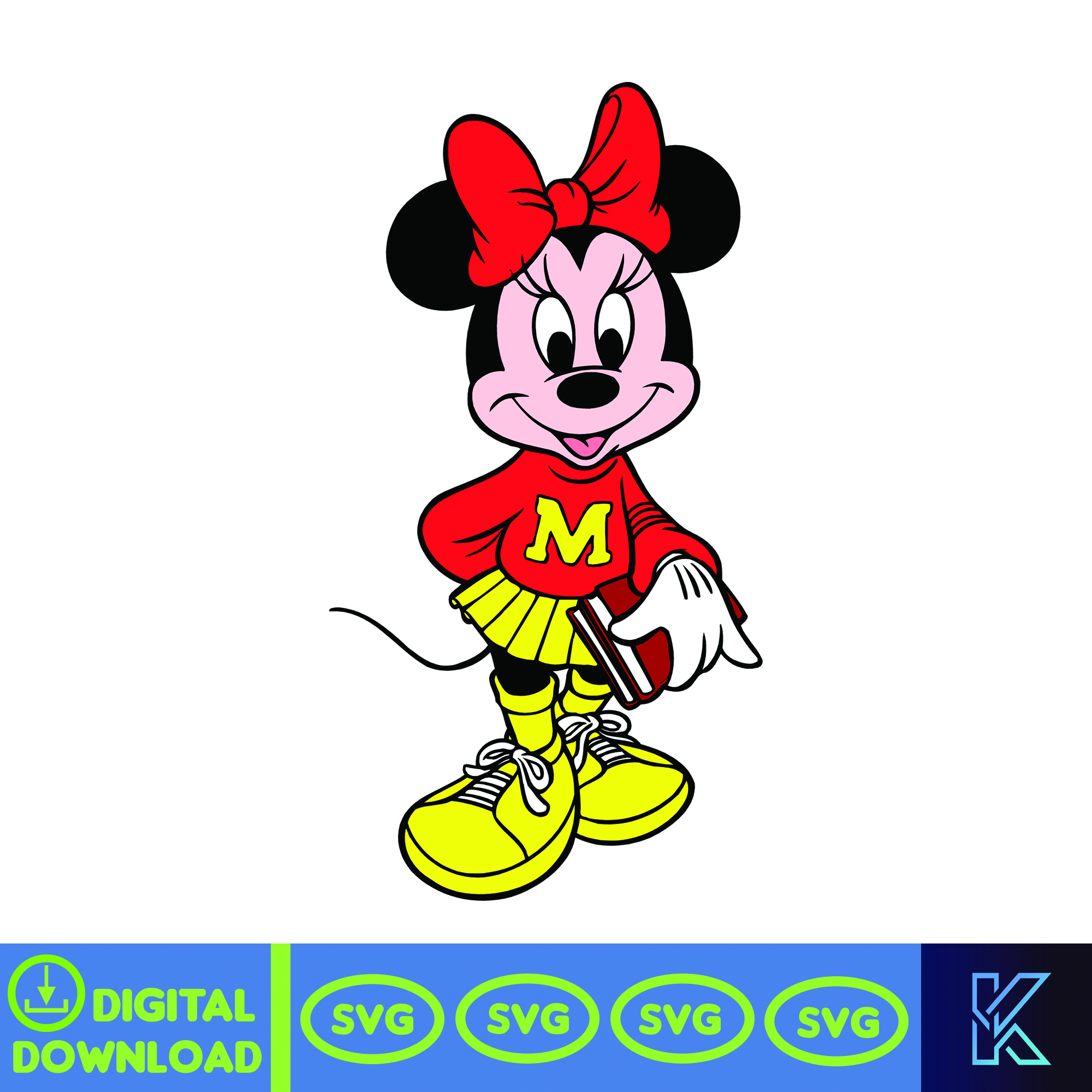 Minnie Mouse svg, Minnie Mouse Birthday, Princess svg, Micke | Inspire ...