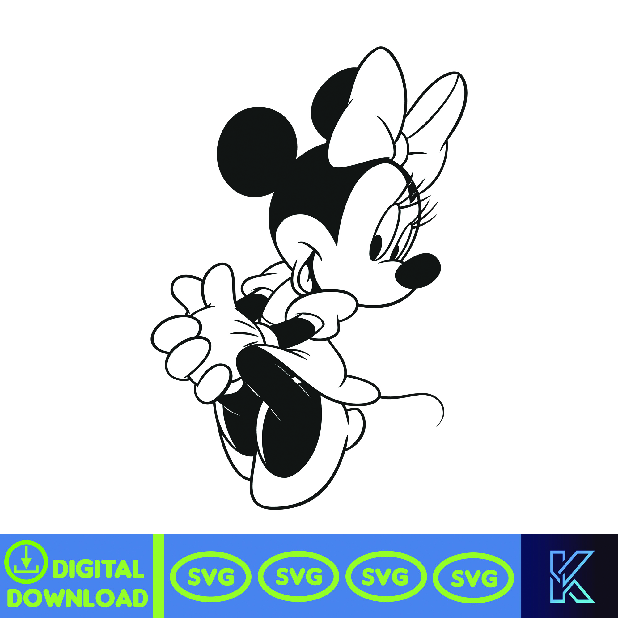 Minnie Mouse svg, Minnie Mouse Birthday, Princess svg, Micke | Inspire ...