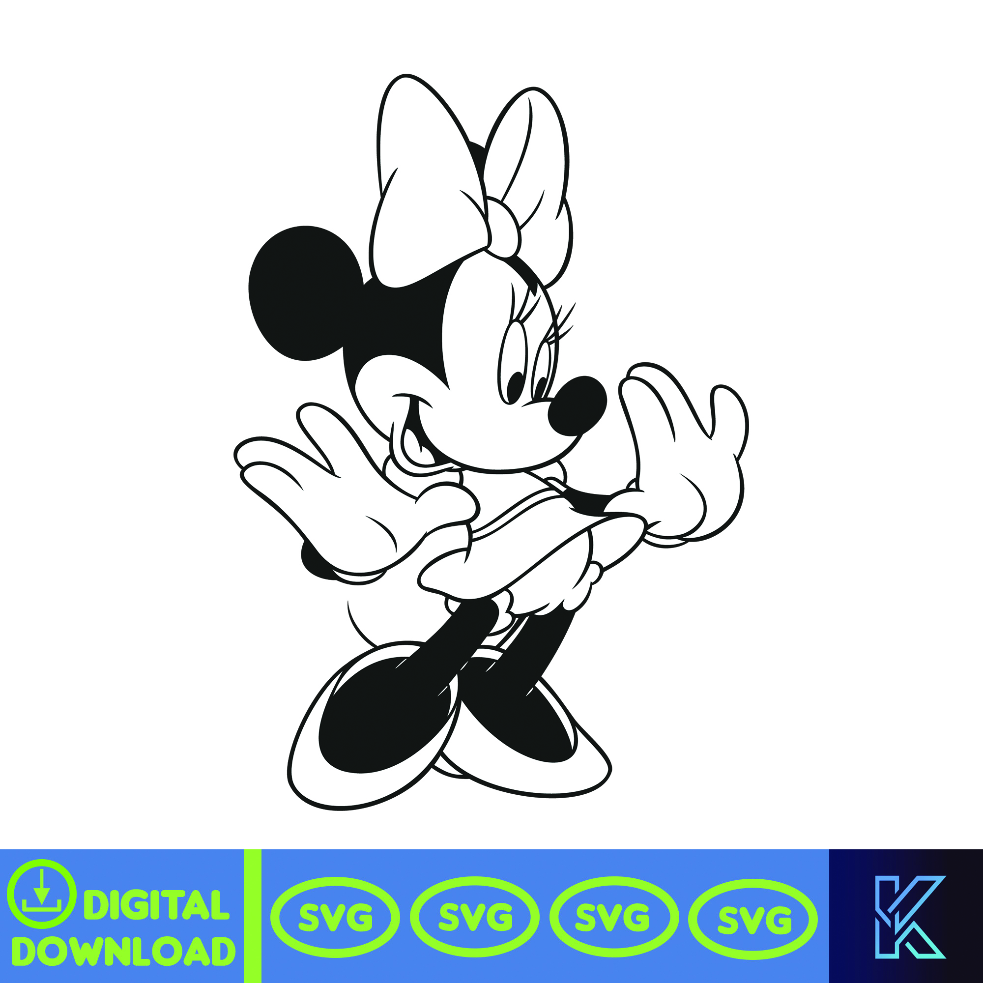 Minnie Mouse svg, Minnie Mouse Birthday, Princess svg, Micke - Inspire ...