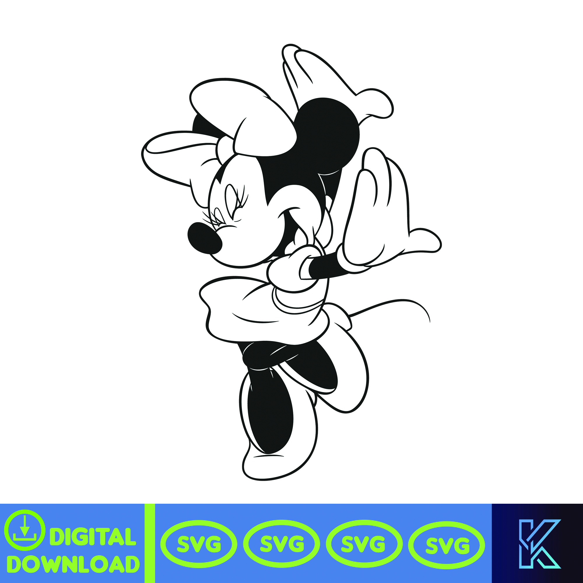 Minnie Mouse svg, Minnie Mouse Birthday, Princess svg, Micke - Inspire ...