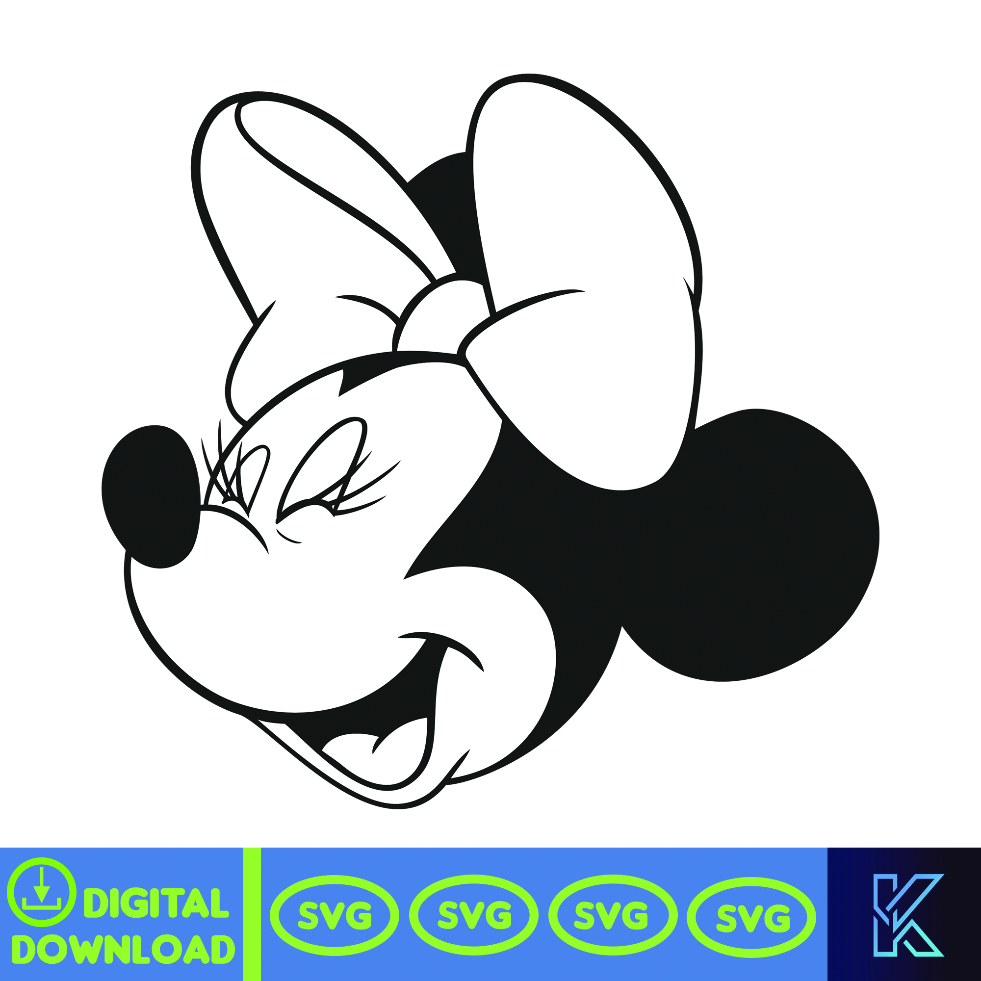 Minnie Mouse svg, Minnie Mouse Birthday, Princess svg, Micke | Inspire ...