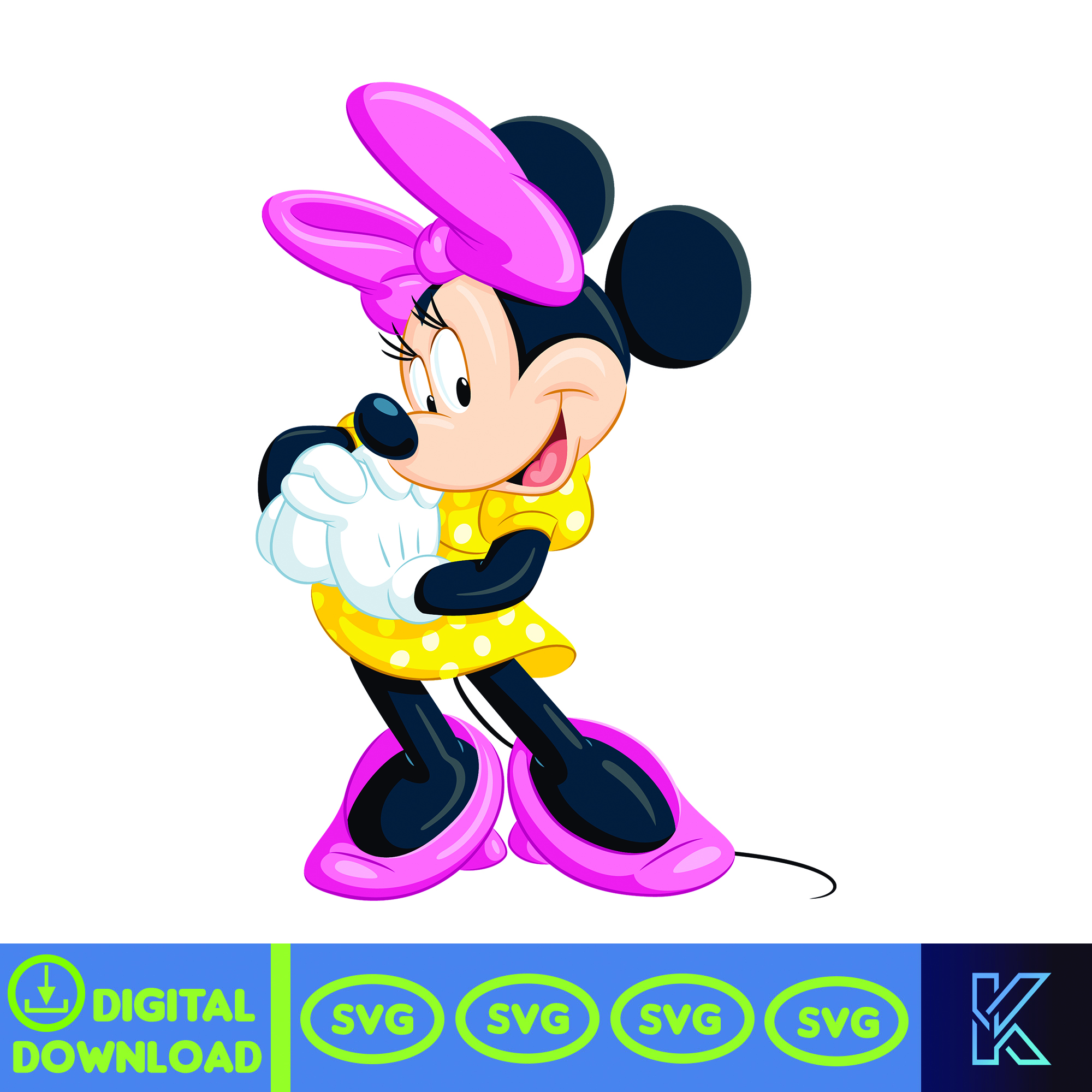 Minnie Mouse svg, Minnie Mouse Birthday, Princess svg, Micke | Inspire ...