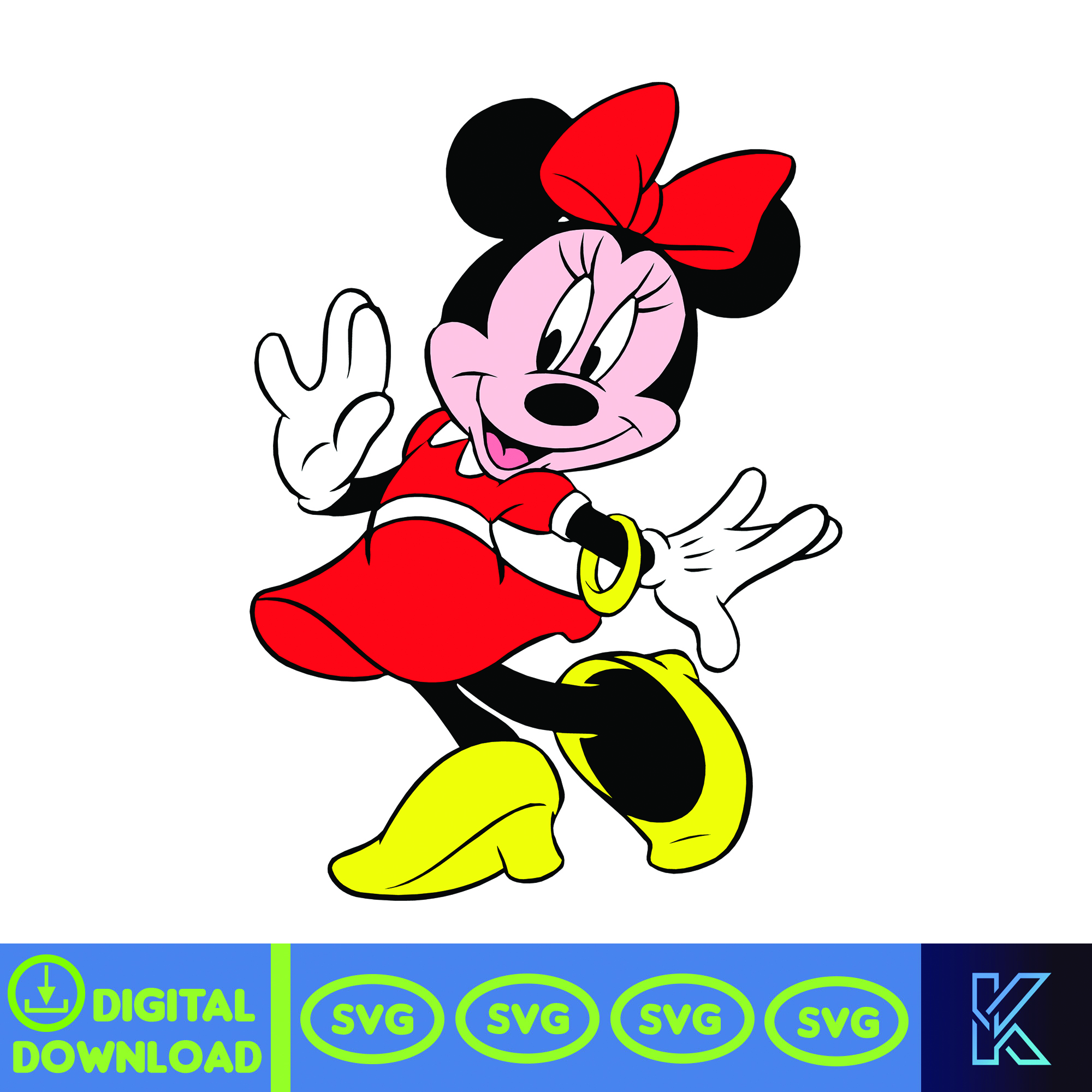 Minnie Mouse svg, Minnie Mouse Birthday, Princess svg, Micke | Inspire ...