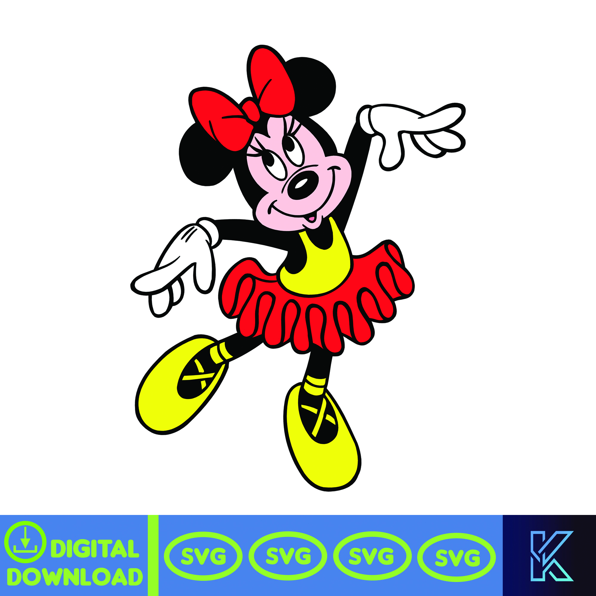 Minnie Mouse svg, Minnie Mouse Birthday, Princess svg, Micke | Inspire ...