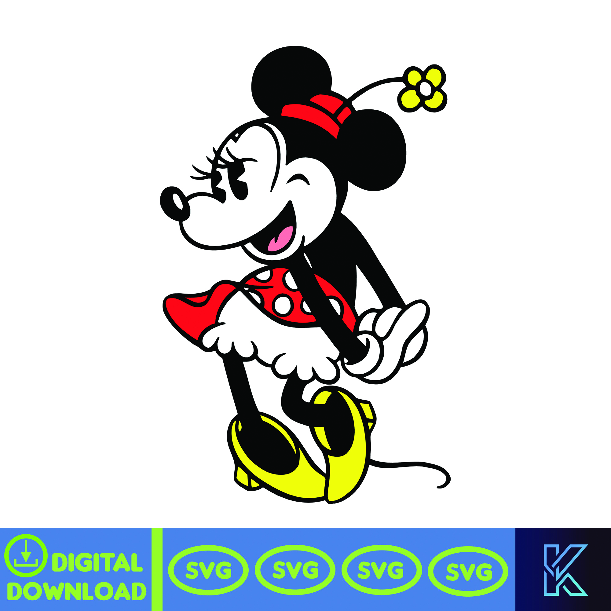 Minnie Mouse svg, Minnie Mouse Birthday, Princess svg, Micke | Inspire ...