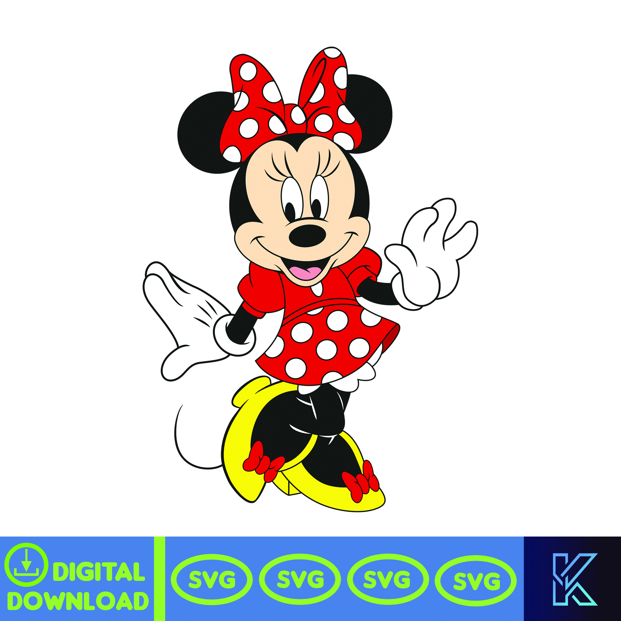 Minnie Mouse svg, Minnie Mouse Birthday, Princess svg, Micke | Inspire ...