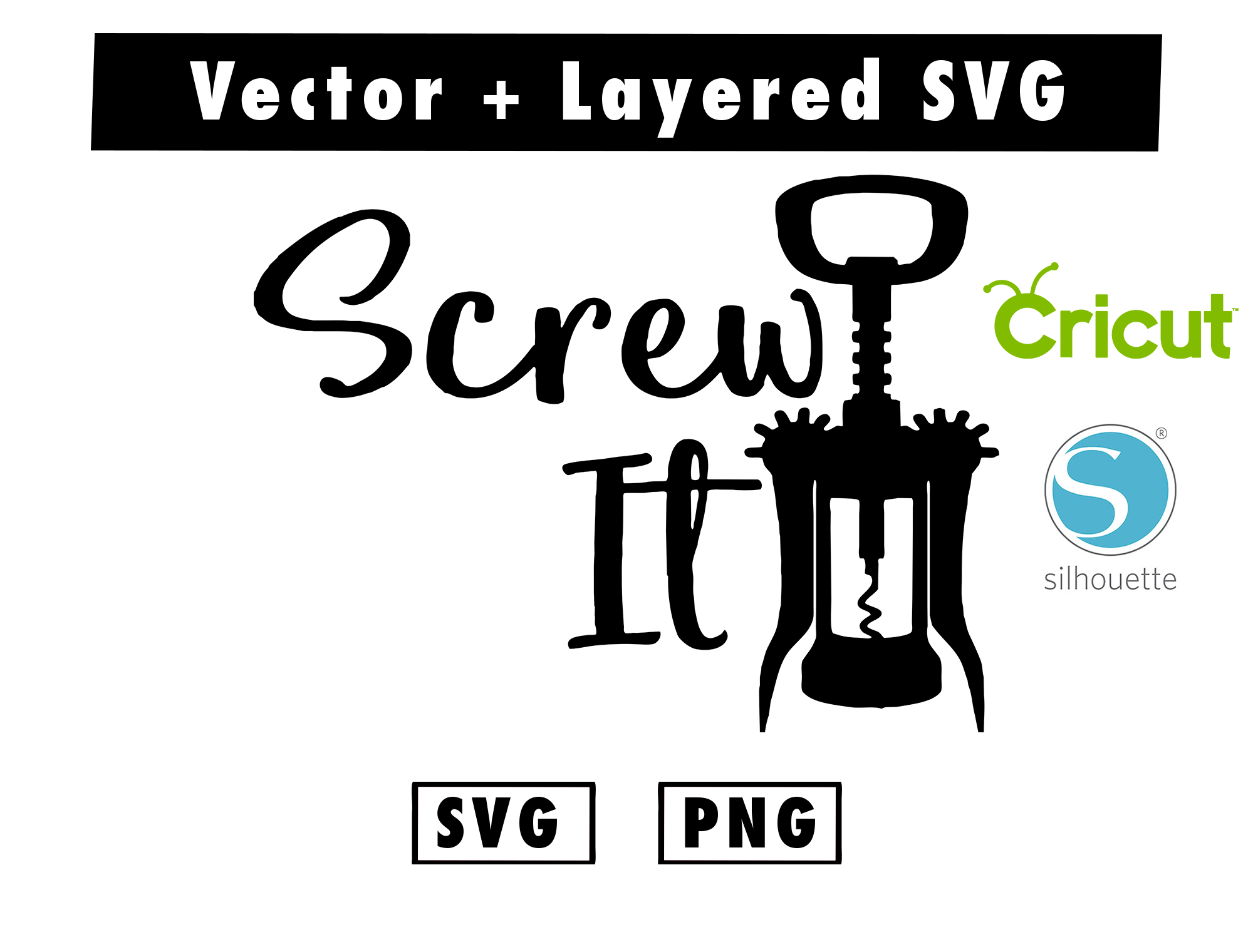 Screw It svg & png files for cricut machine , anime svg , ma | Inspire ...