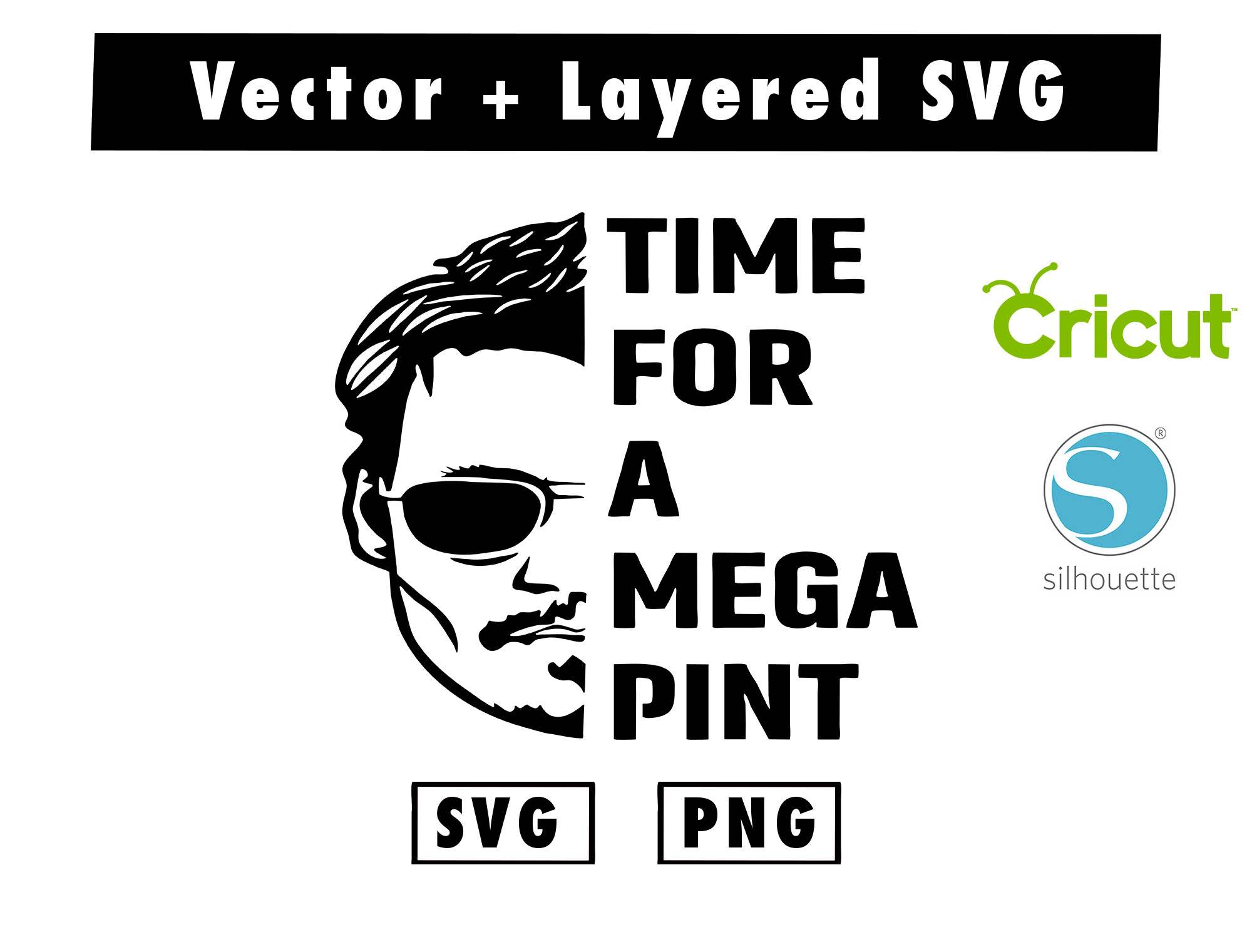 Time For A Mega Pint Johnny Depp svg & png files for cricut | Inspire ...
