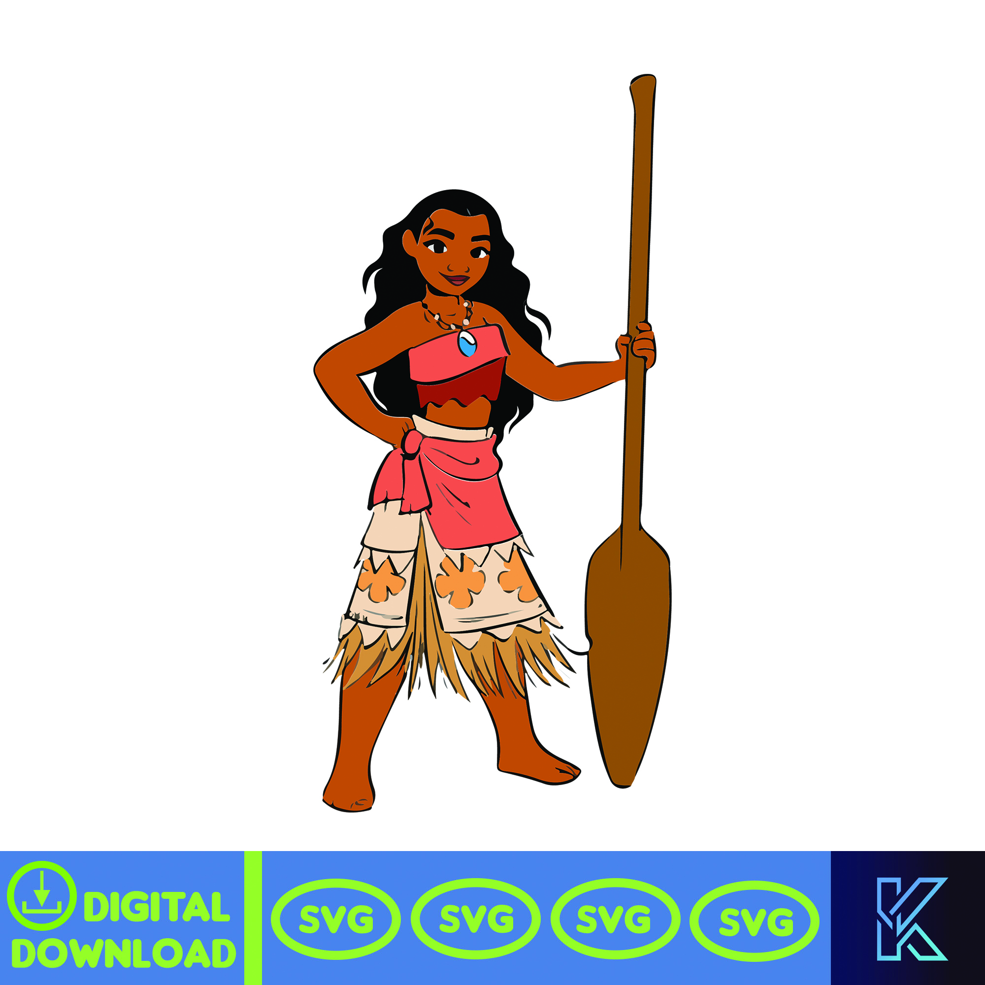 Moana Clipart svg png dxf Instant Digital Download, Moana SV | Inspire ...